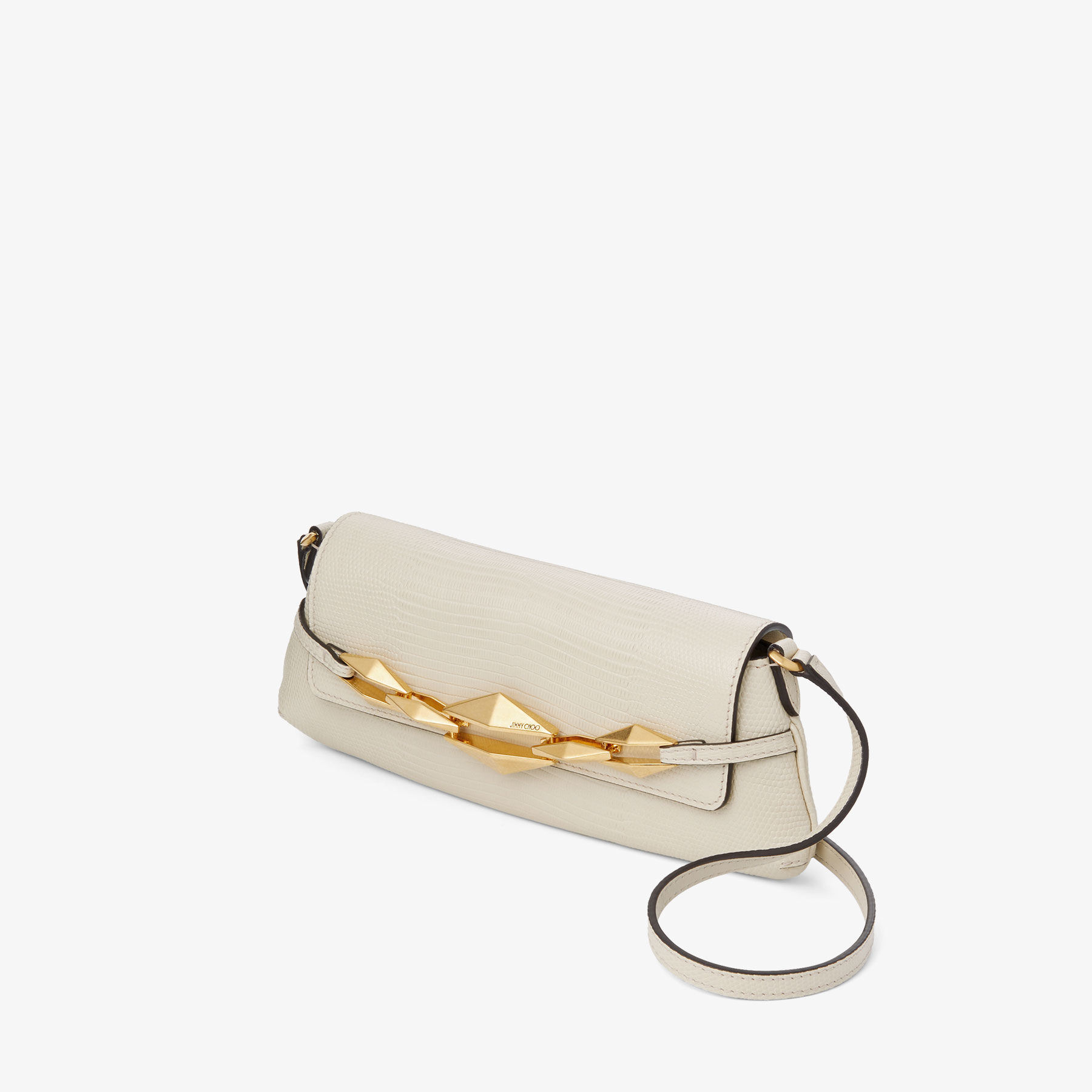 DIAMOND SHOULDER | 뱀부 리자드 프린트 미니 백 | 지미추