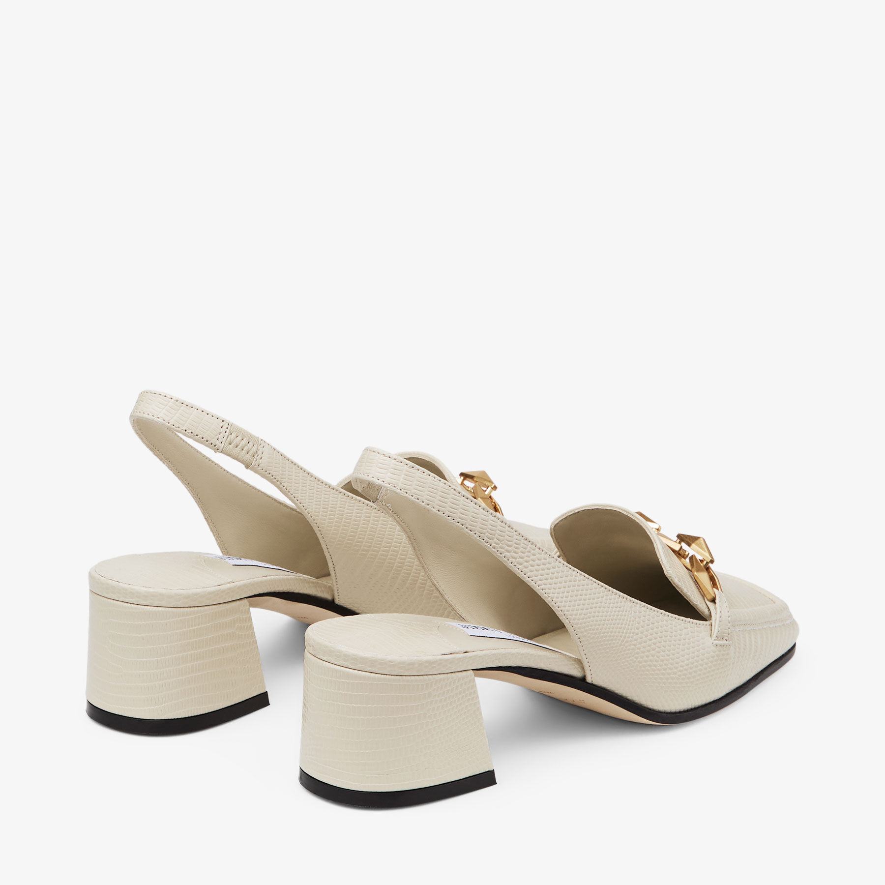 Diamond Tilda Sling Back 45|Bamboo Lizard Print Pumps| JIMMY CHOO AU