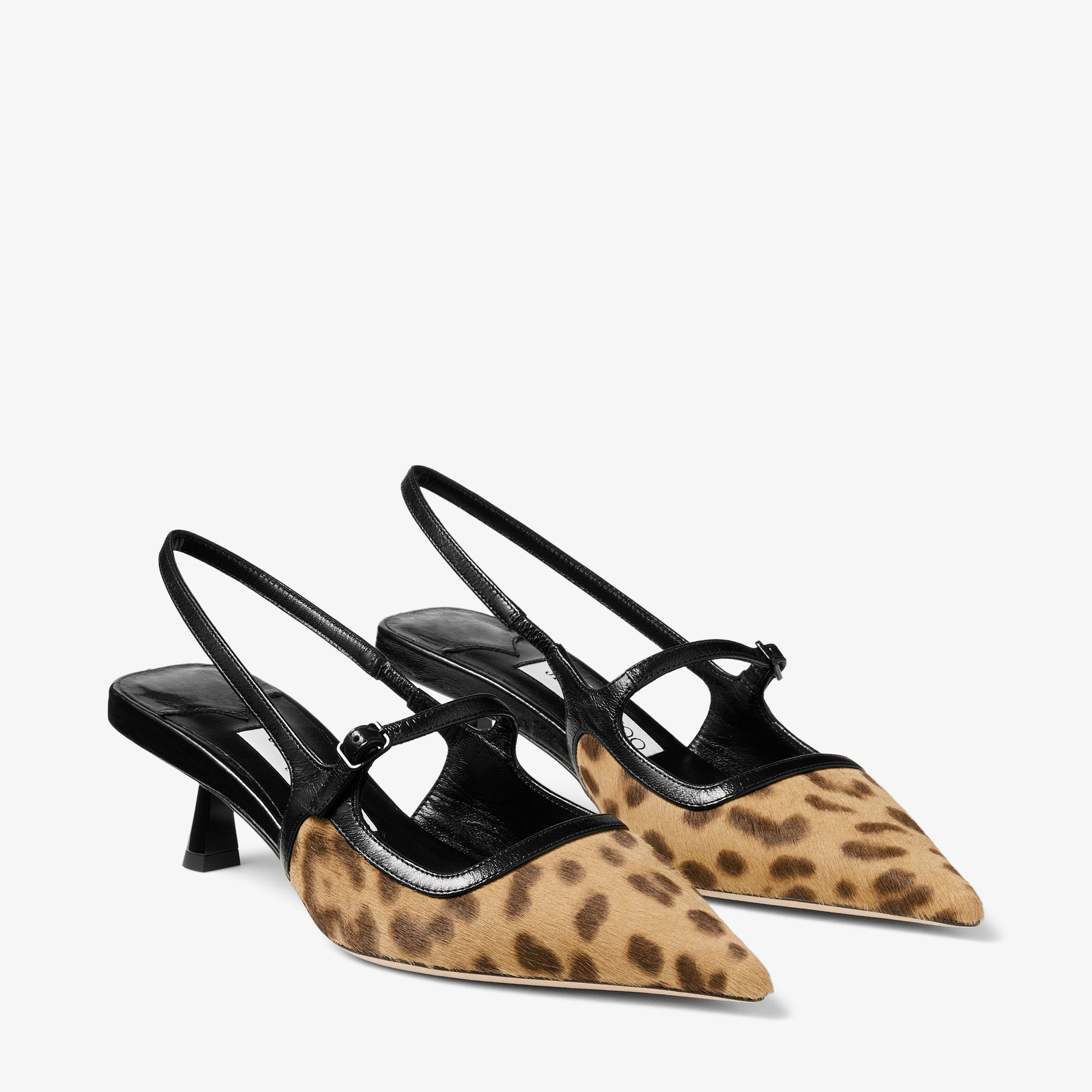 Didi 45 | Natural Leopard Print Pony Pumps | JIMMY CHOO