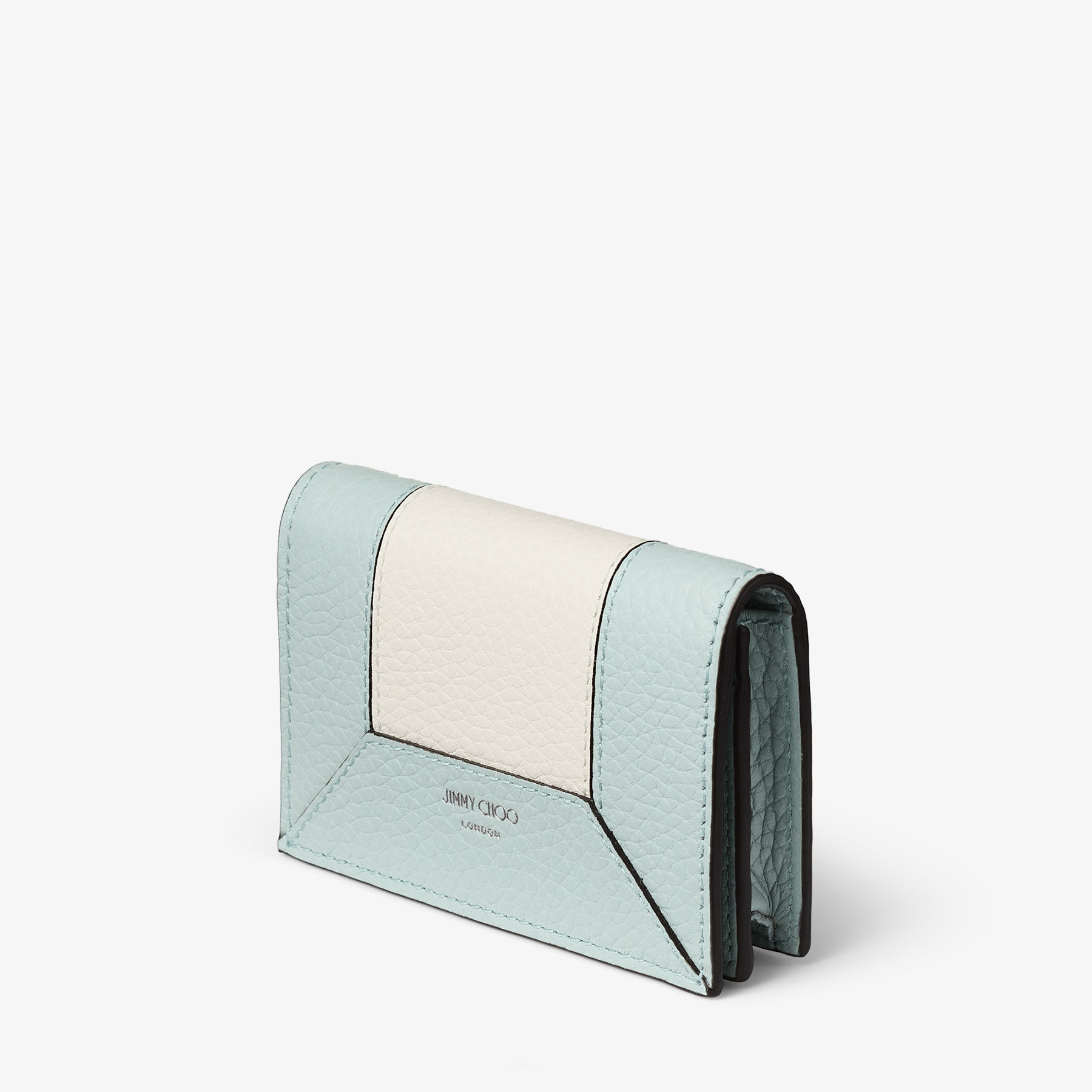 Dm Nello |Light Verde Grainy Calf Leather Coin Purse | JIMMY CHOO
