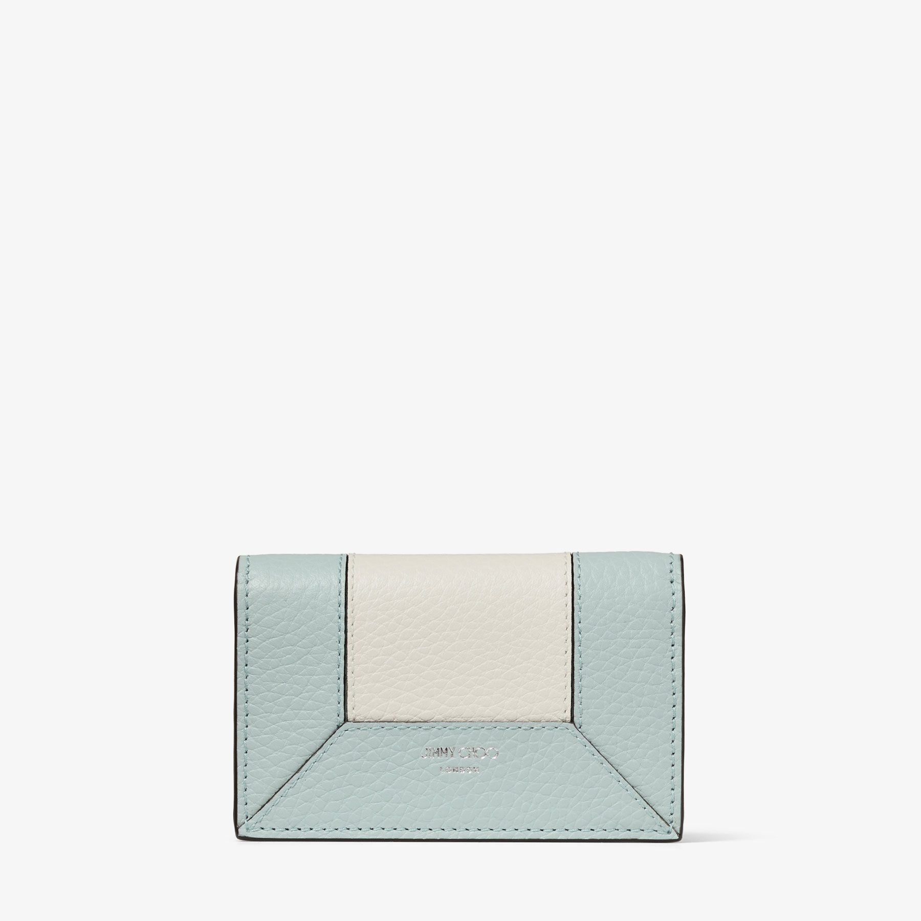 Dm Nello |Light Verde Grainy Calf Leather Coin Purse | JIMMY CHOO