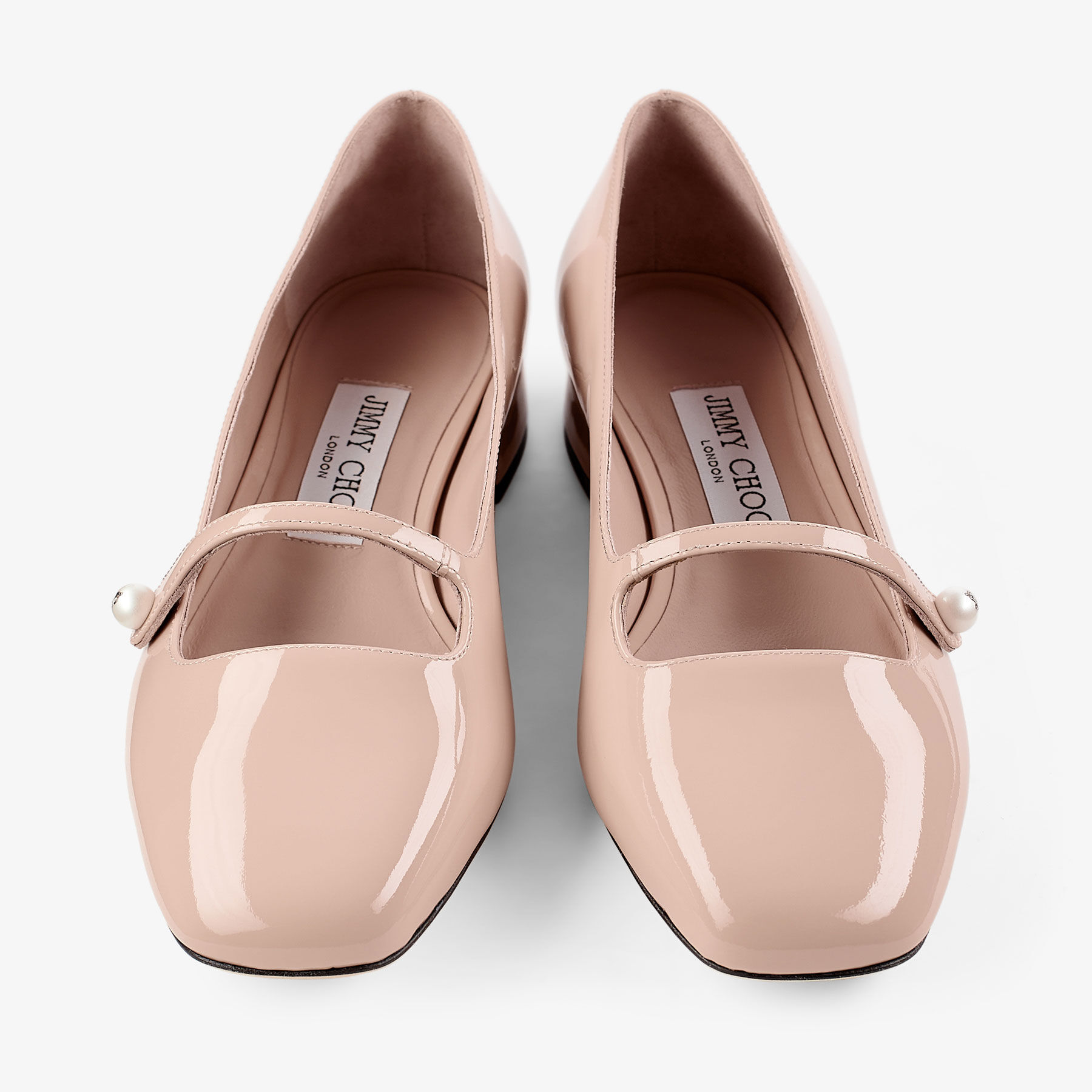 Elisa Ballerina | Macaron Patent Leather Ballerina Pumps | JIMMY CHOO
