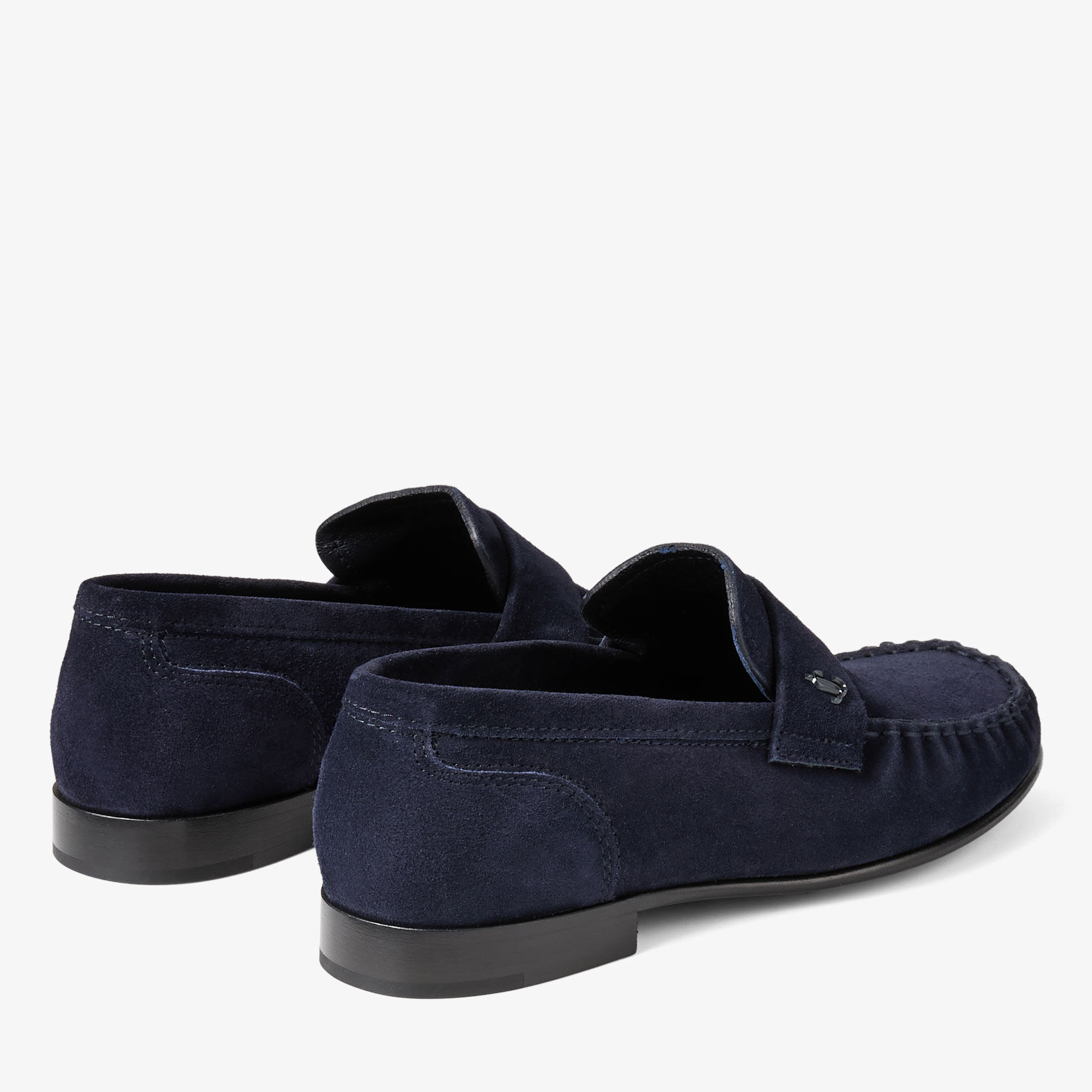 Ellis Loafer F | Marine Suede Loafers | JIMMY CHOO