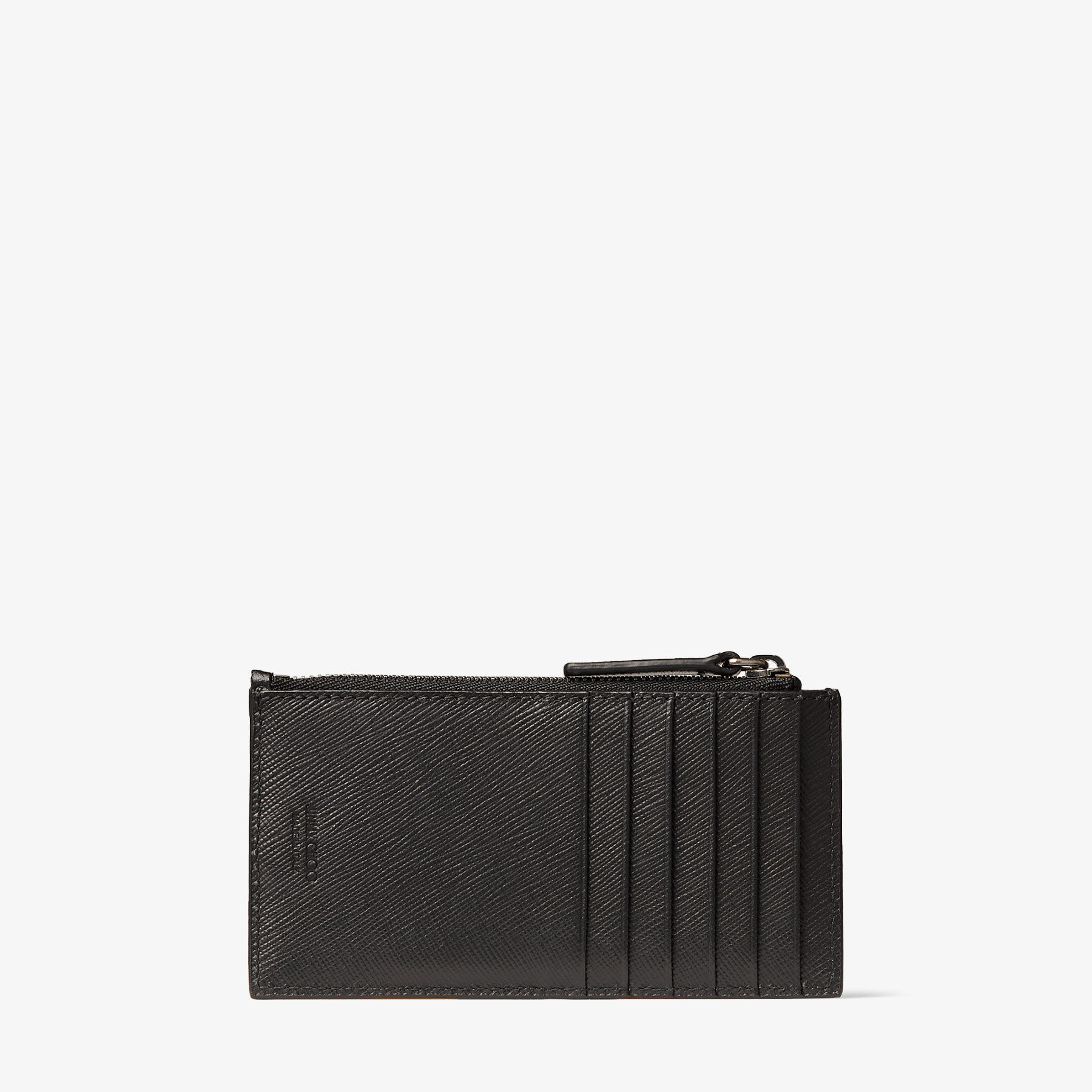 ERIS | Black Textured Leather Wallet with JC Emblem | Autumn Collection ...
