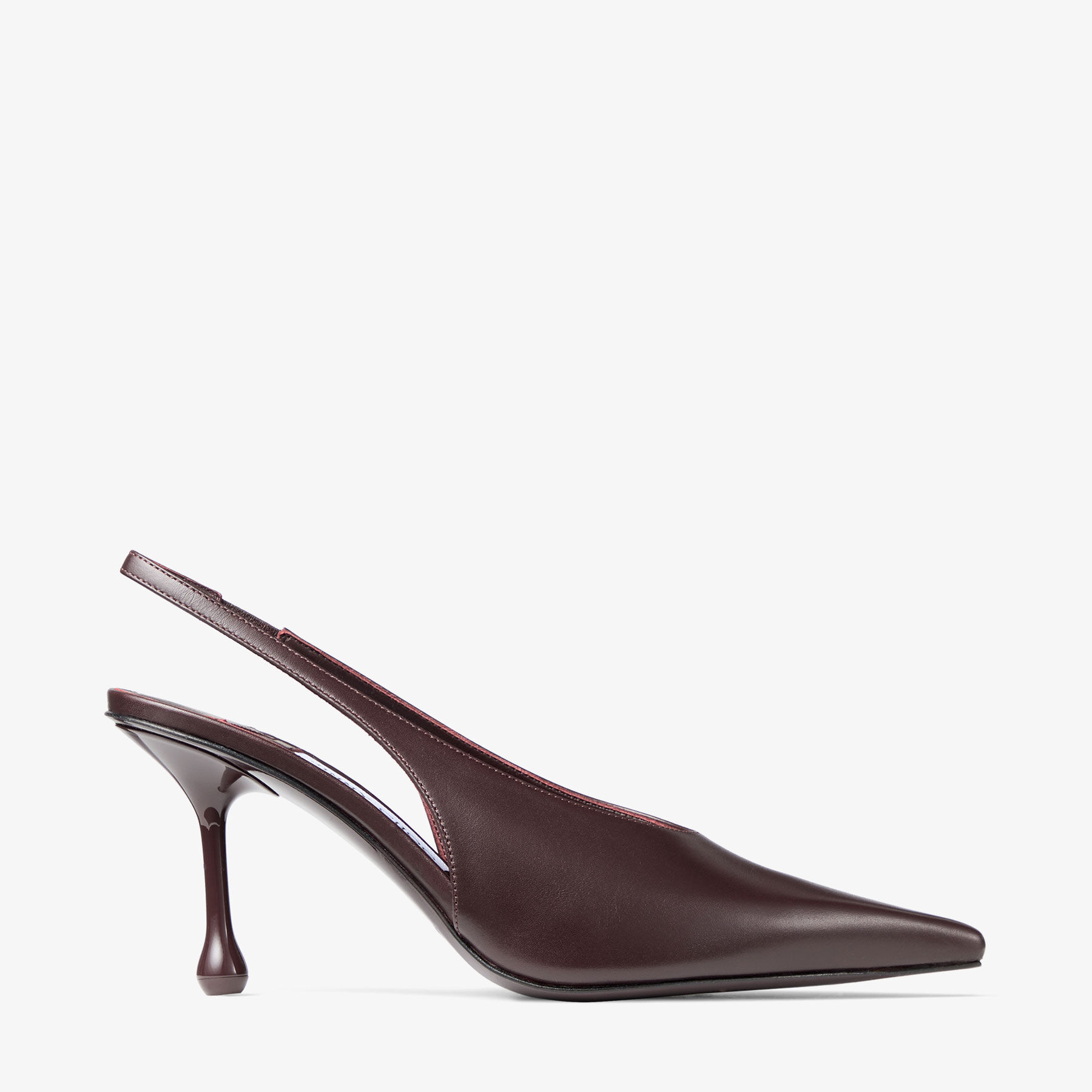 Isa 80 | Deep Merlot Calf Leather Pumps | JIMMY CHOO