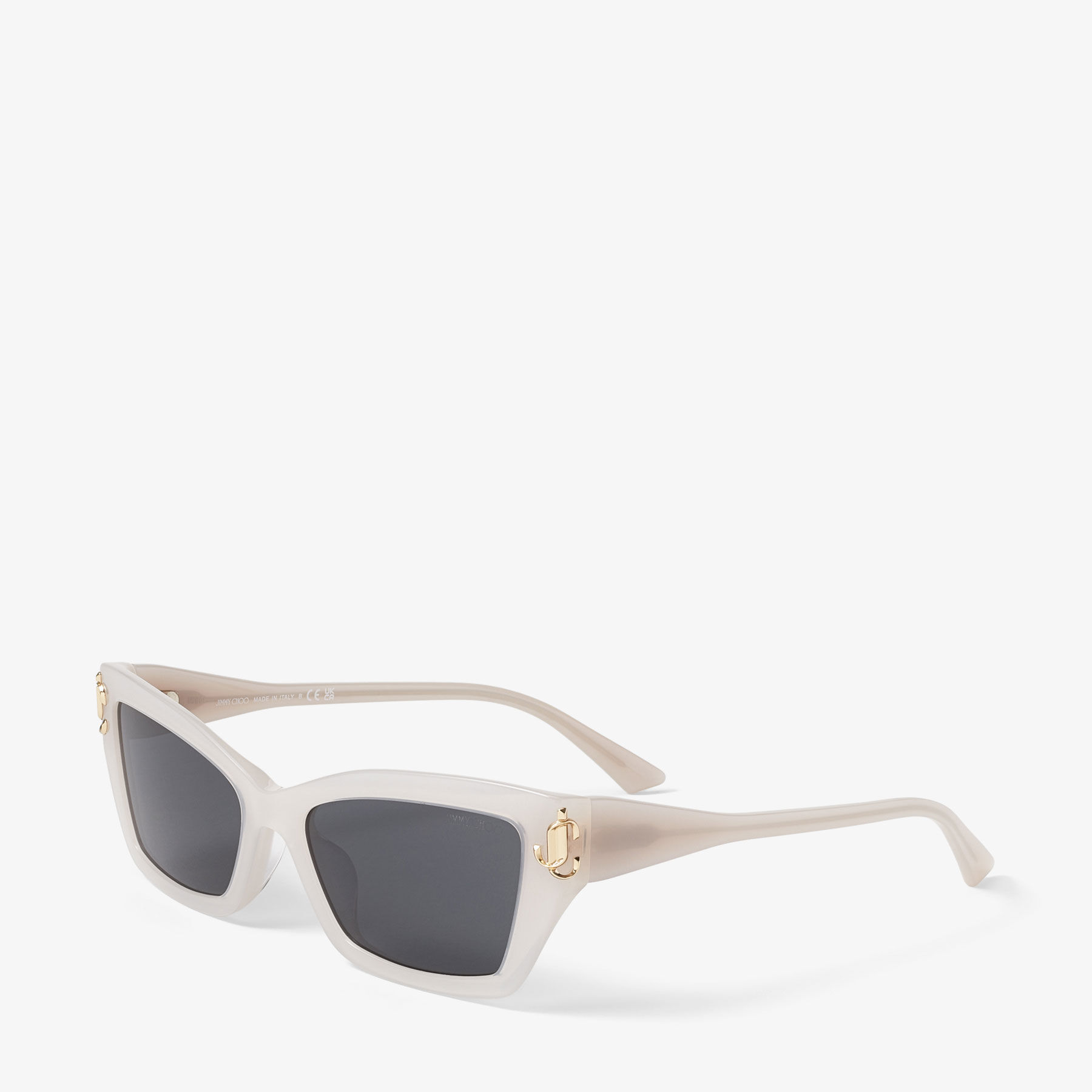 Isla | Opal Sand Cat Eye Sunglasses | JIMMY CHOO