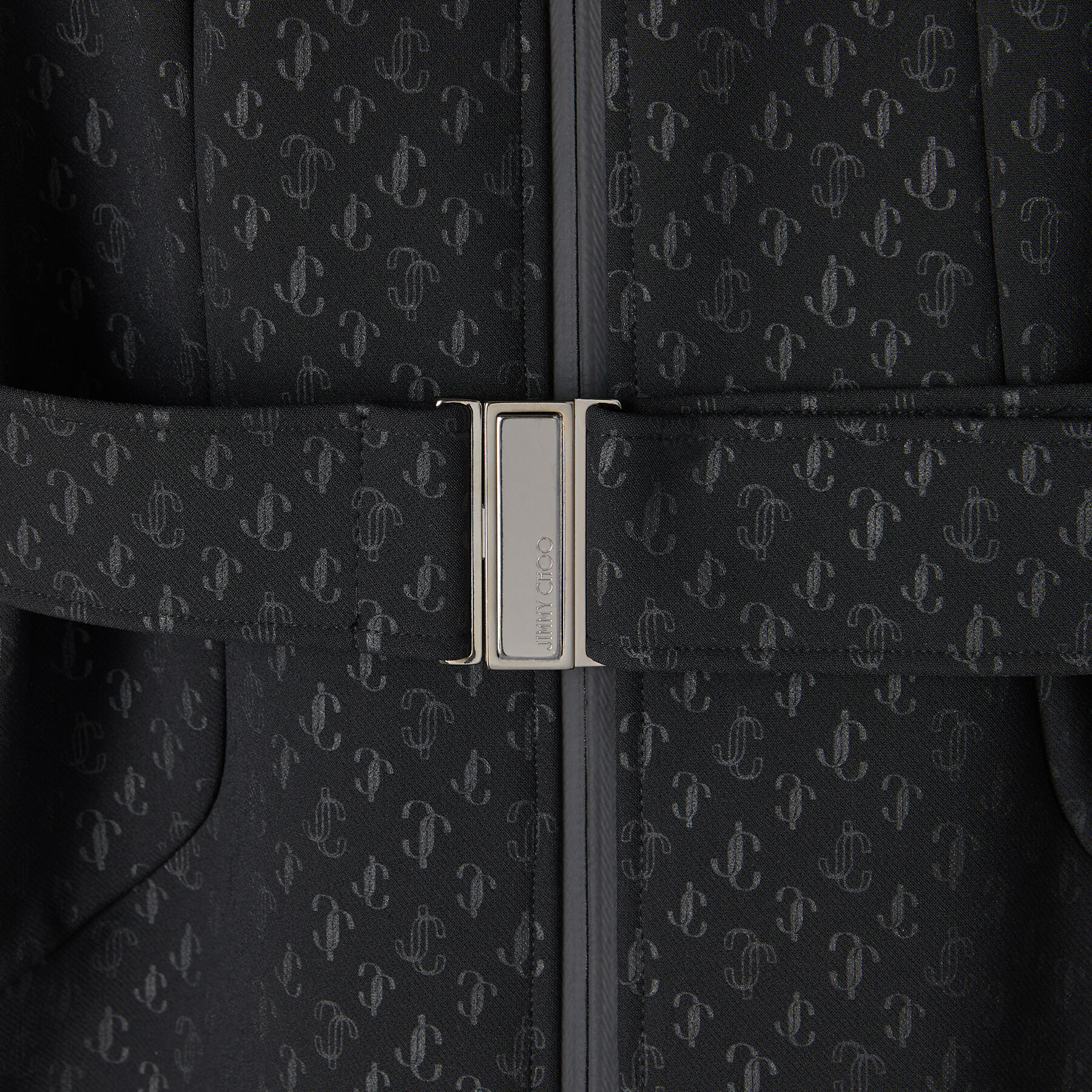 Black Technical Fabric Ski Suit with JC Monogram | JC Puffer | Ski ...