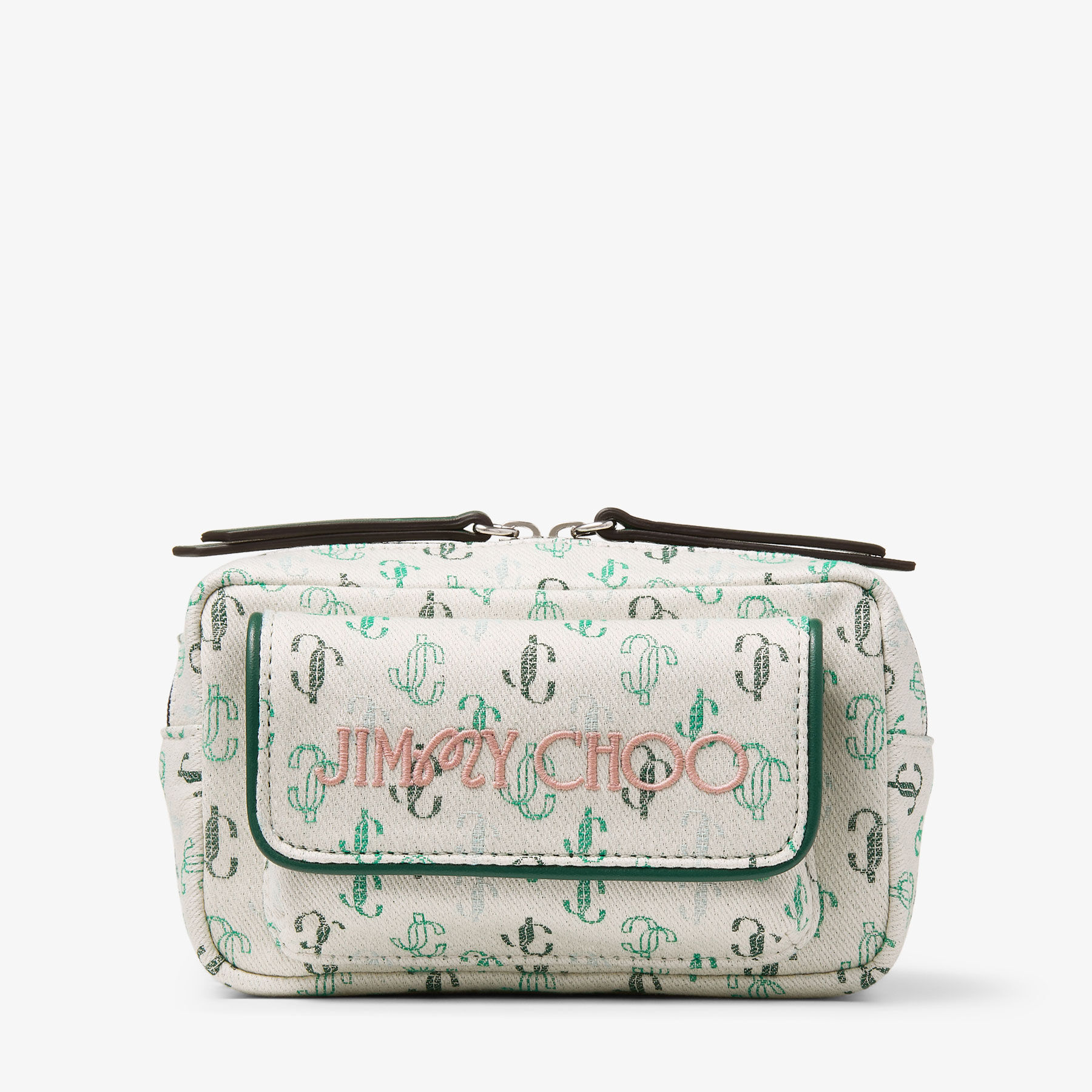 Jimmy Choo / Malbon 2.0 Belt Bag |Monogram Embroidered Canvas Belt Bag ...