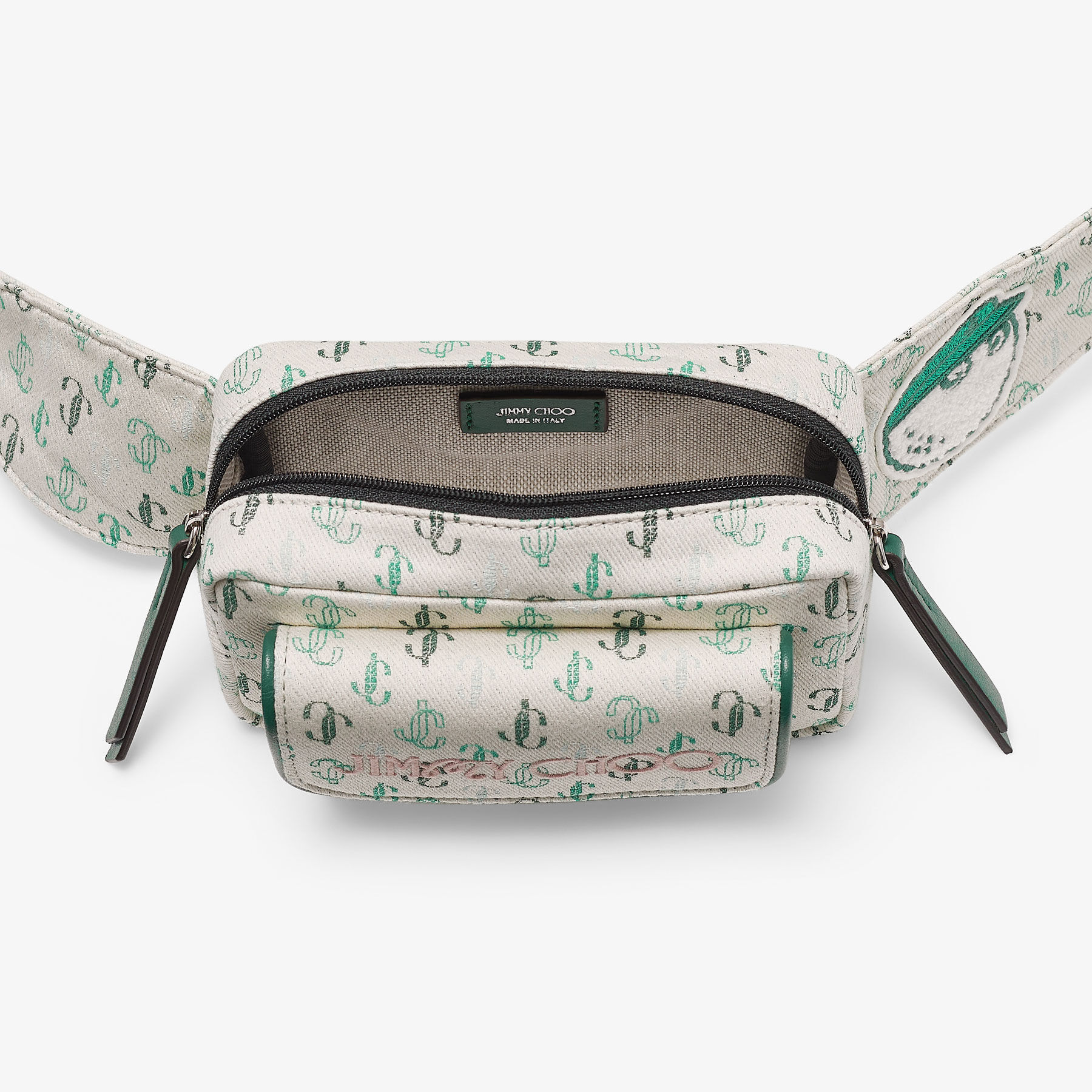 Jimmy Choo / Malbon 2.0 Belt Bag |Gürteltasche aus Canvas mit Monogramm ...