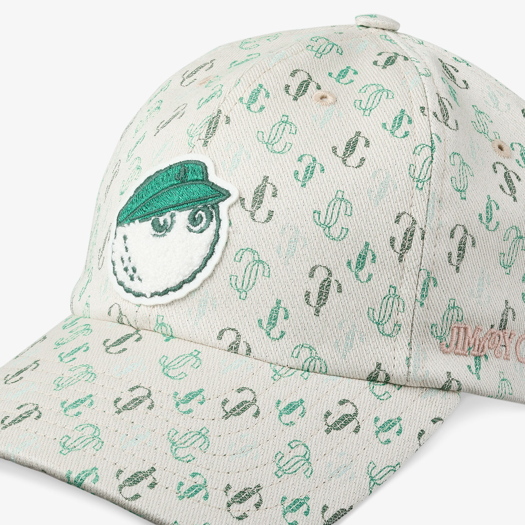 Jimmy Choo / Malbon 2.0 Monogram Cap |Cap aus Baumwolle mit Monogramm ...