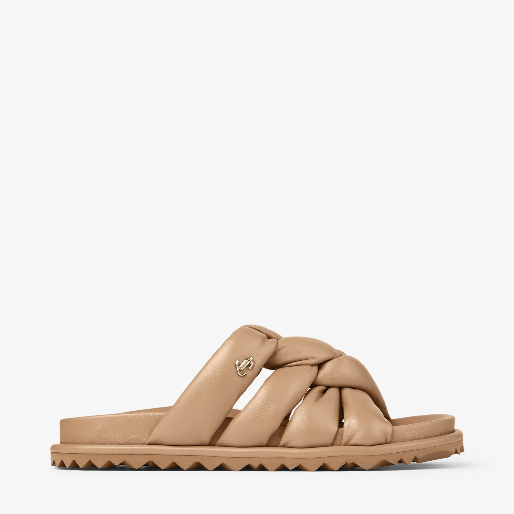 Kes Flat|Biscuit Nappa Leather Flats| JIMMY CHOO AU