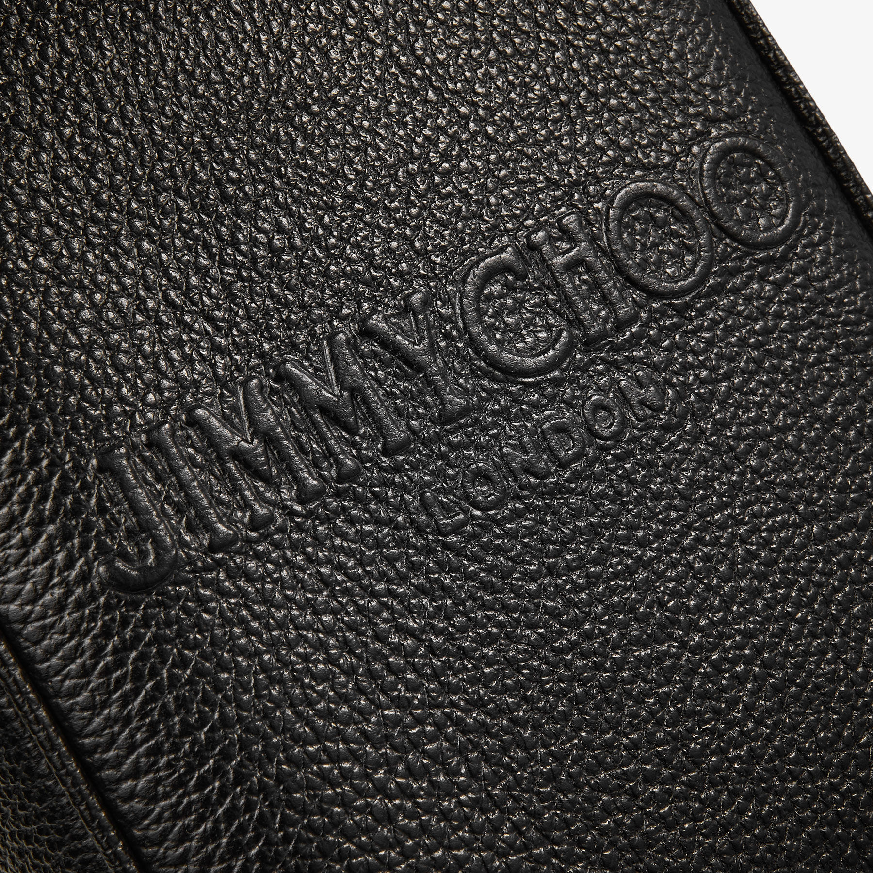 Kimi Camera|Black Embossed Leather Cross Body| JIMMY CHOO NZ
