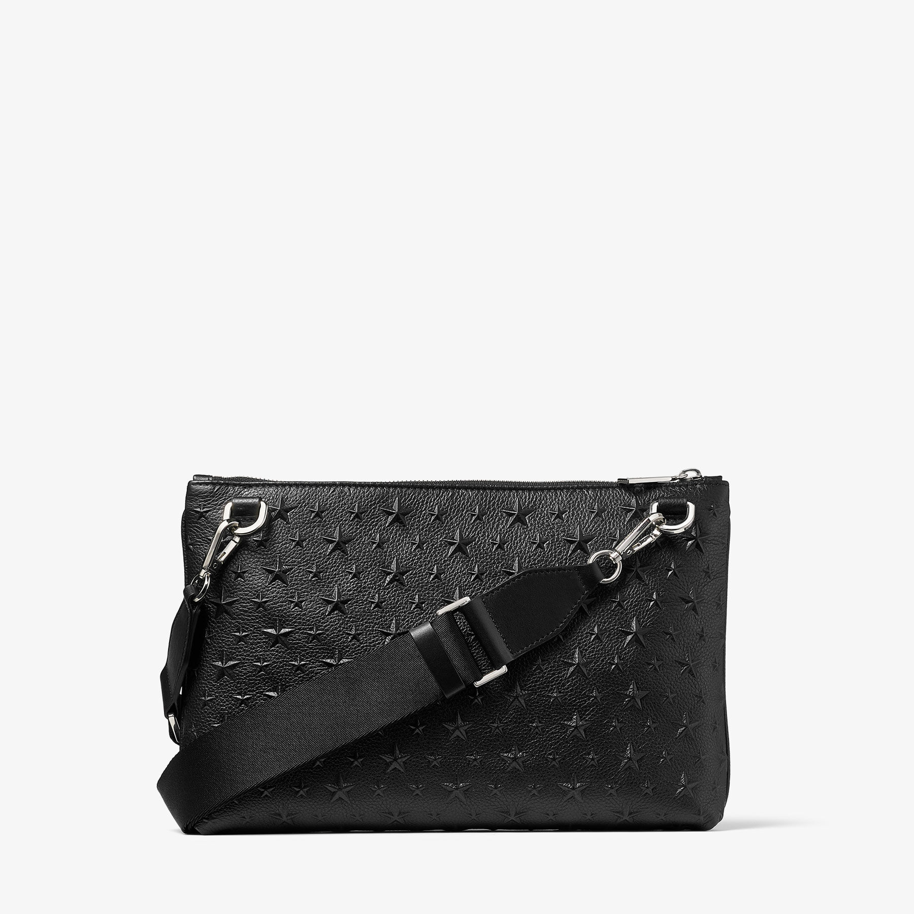 Kimi-N | Black Leather Crossbody Bag | New Collection | JIMMY CHOO