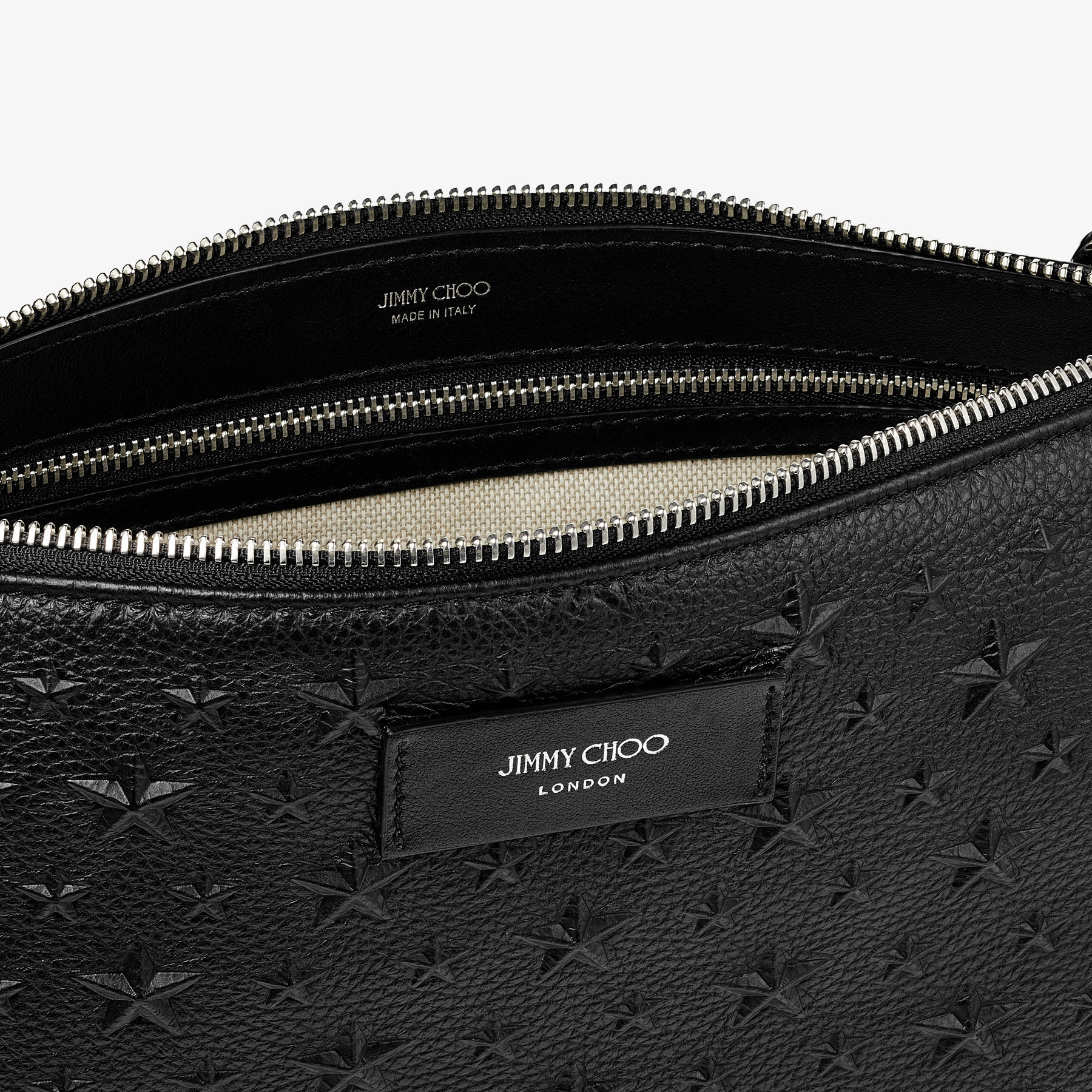 Kimi-N | Black Leather Crossbody Bag | New Collection | JIMMY CHOO