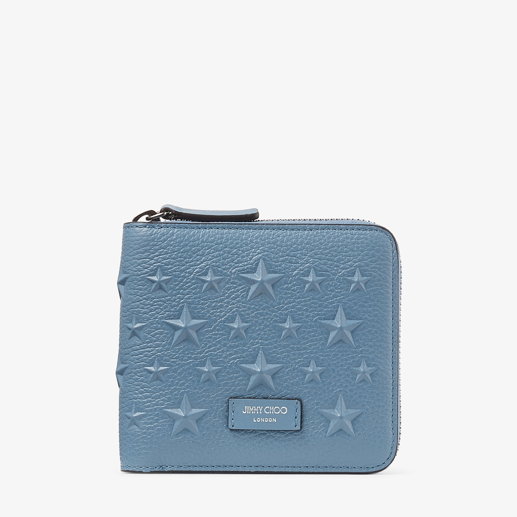 Lawrence | Deep Denim Embossed Leather SLG | JIMMY CHOO AU
