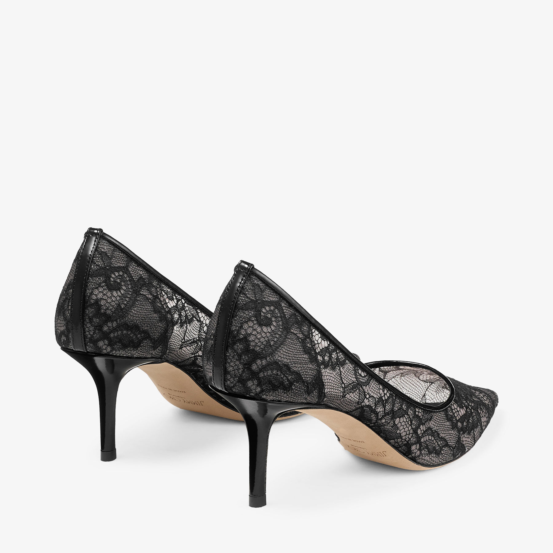 Love 65 | Black Jimmy Choo Lace Pumps | JIMMY CHOO