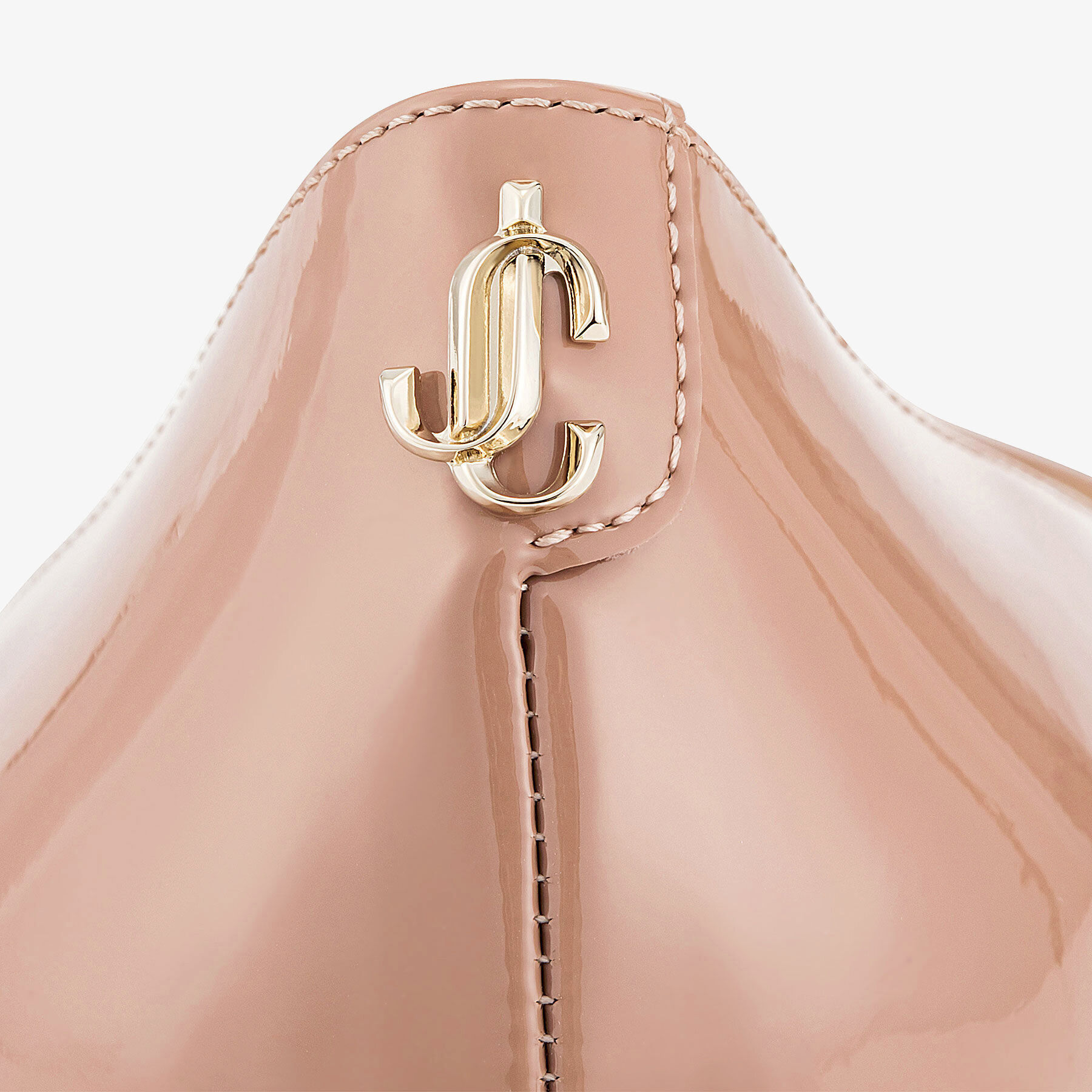 Ballet-Pink Patent-Leather Pumps with JC Emblem | LOVE 65 | 24:7 ICONS ...