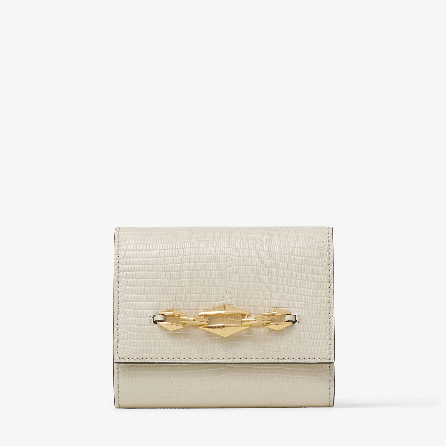 Marinda|Bamboo/Gold Lizard Print SLG| JIMMY CHOO