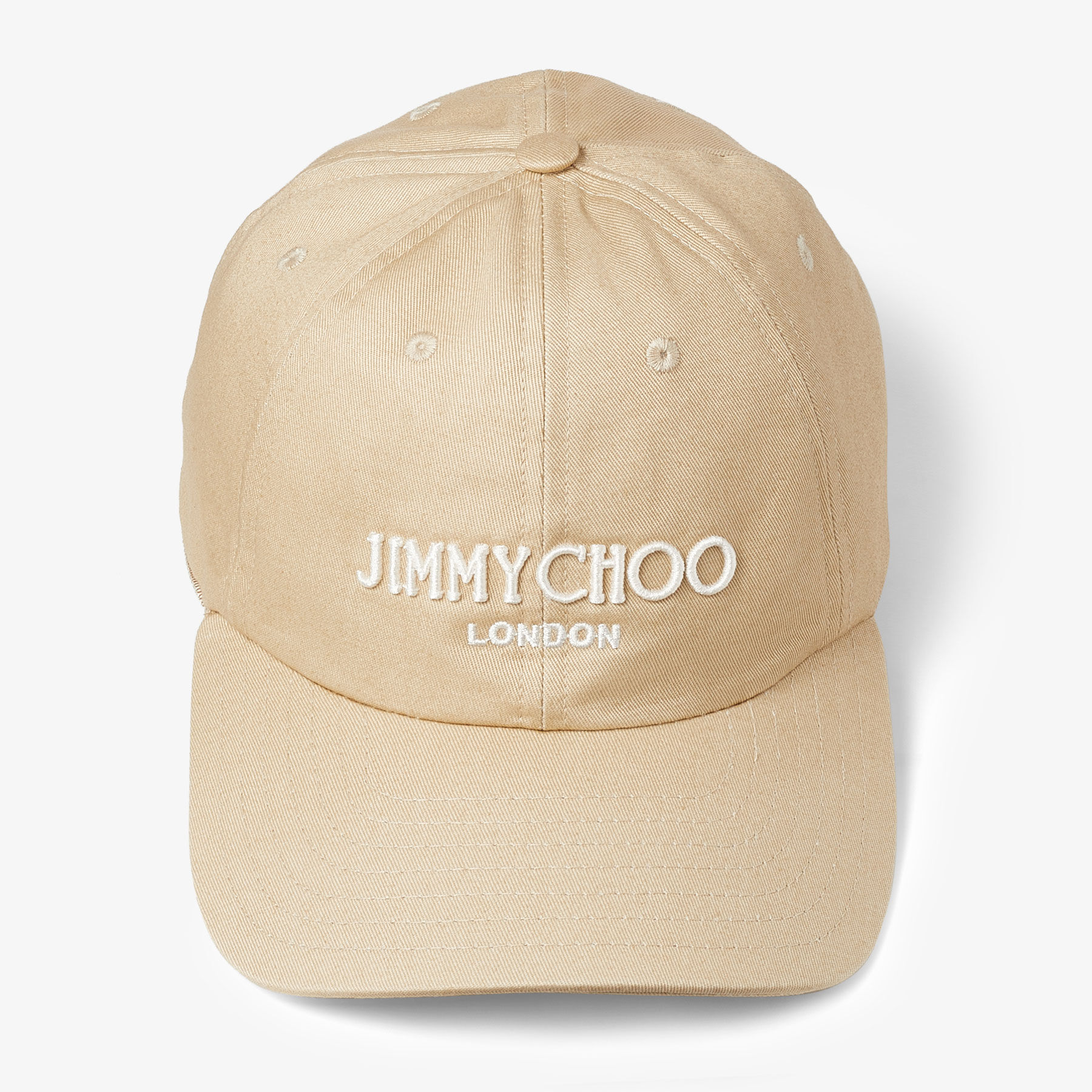 Pacifico | Natural Embroidered Cotton Baseball Cap | JIMMY CHOO
