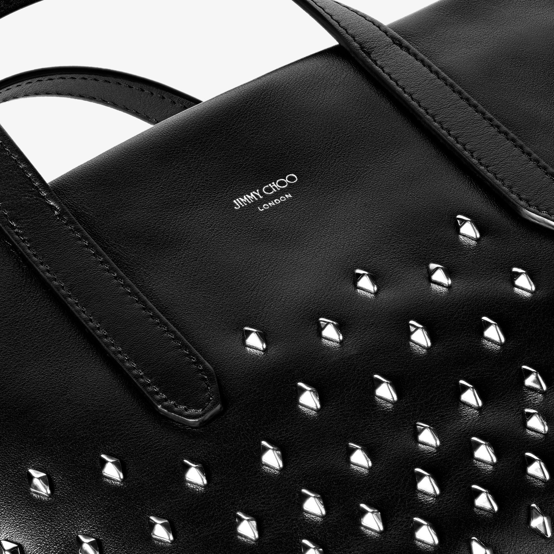 Pimlico Mini | Black Calf Leather Tote Bag | JIMMY CHOO