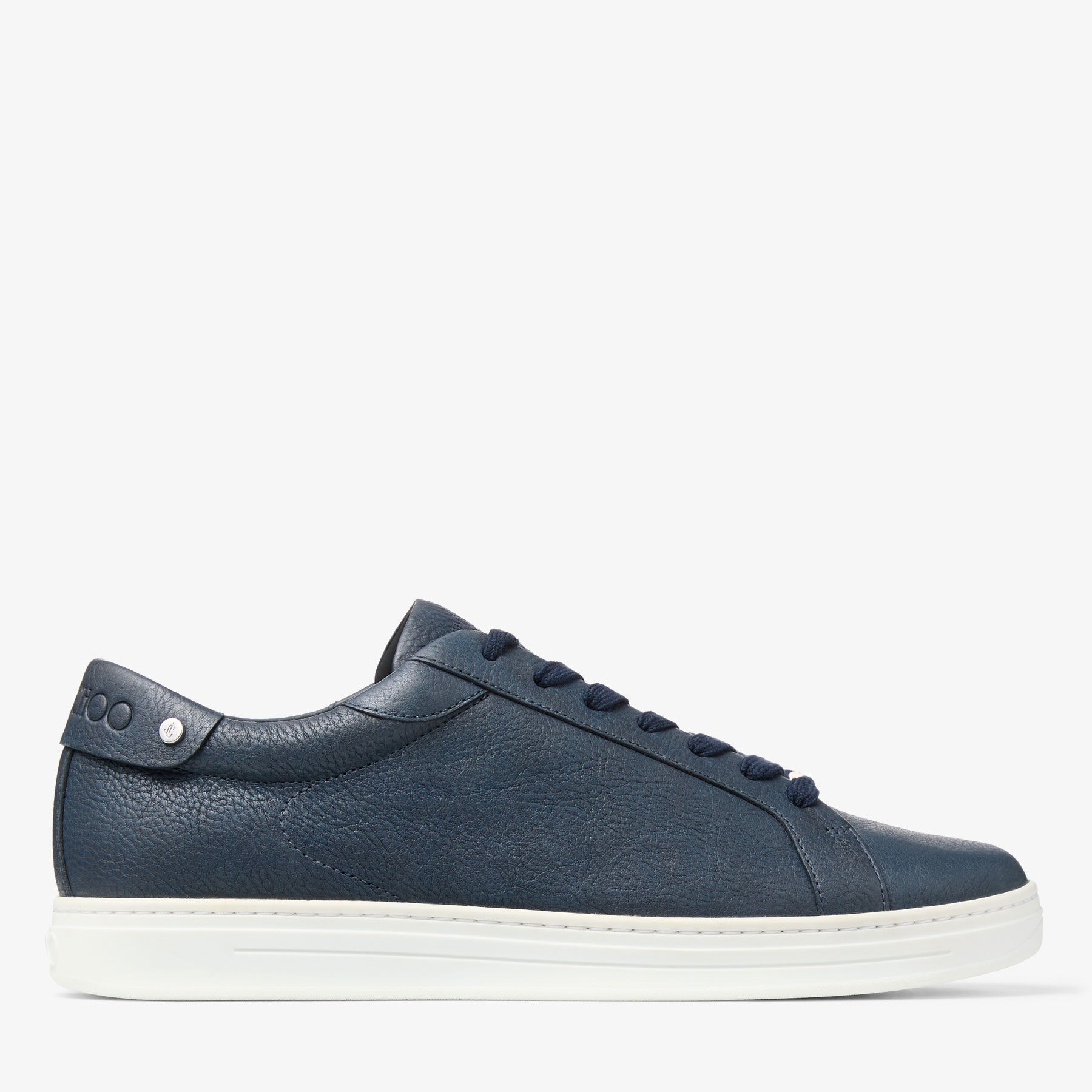 Rome/M | Navy Leather Trainers | JIMMY CHOO