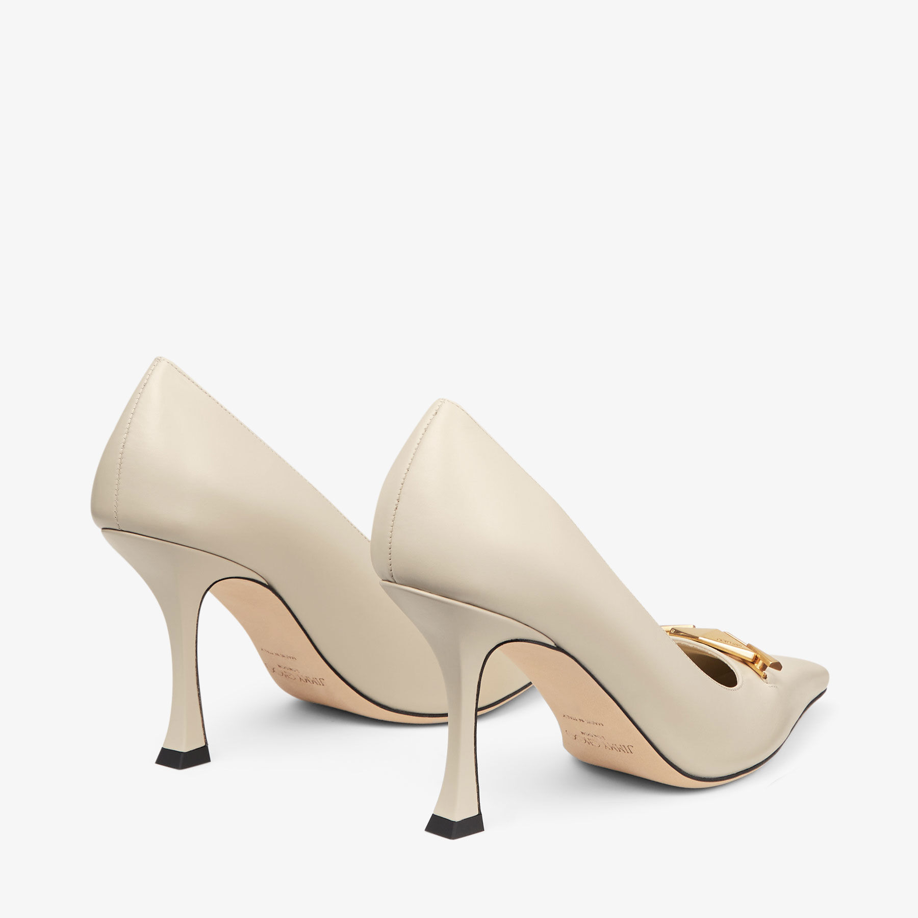 Ryker 90 | Bamboo/Gold Calf Leather Shoe | JIMMY CHOO