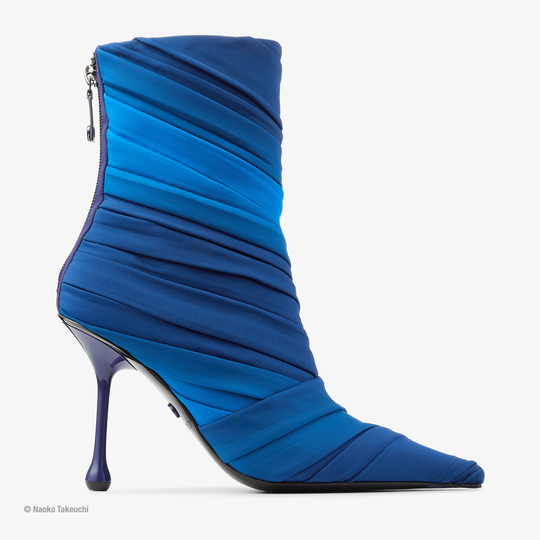 Sailor Uranus Boot 95 | Blue Degrade Lycra Boot | JIMMY CHOO