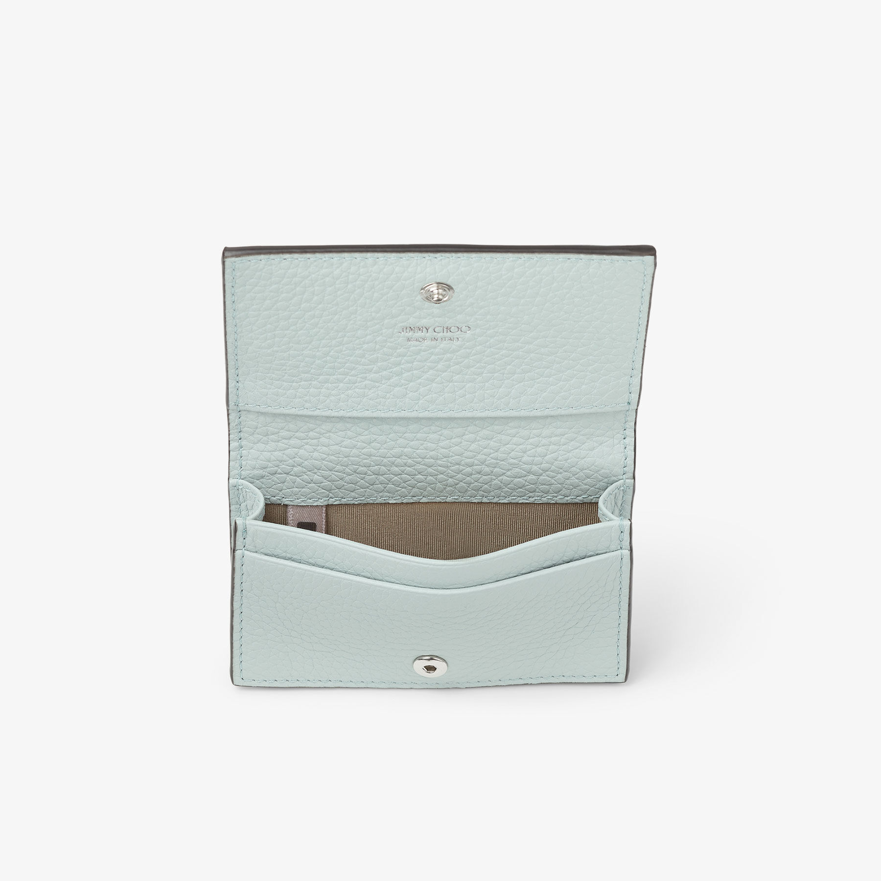 Dm Nello |Light Verde Grainy Calf Leather Coin Purse | JIMMY CHOO