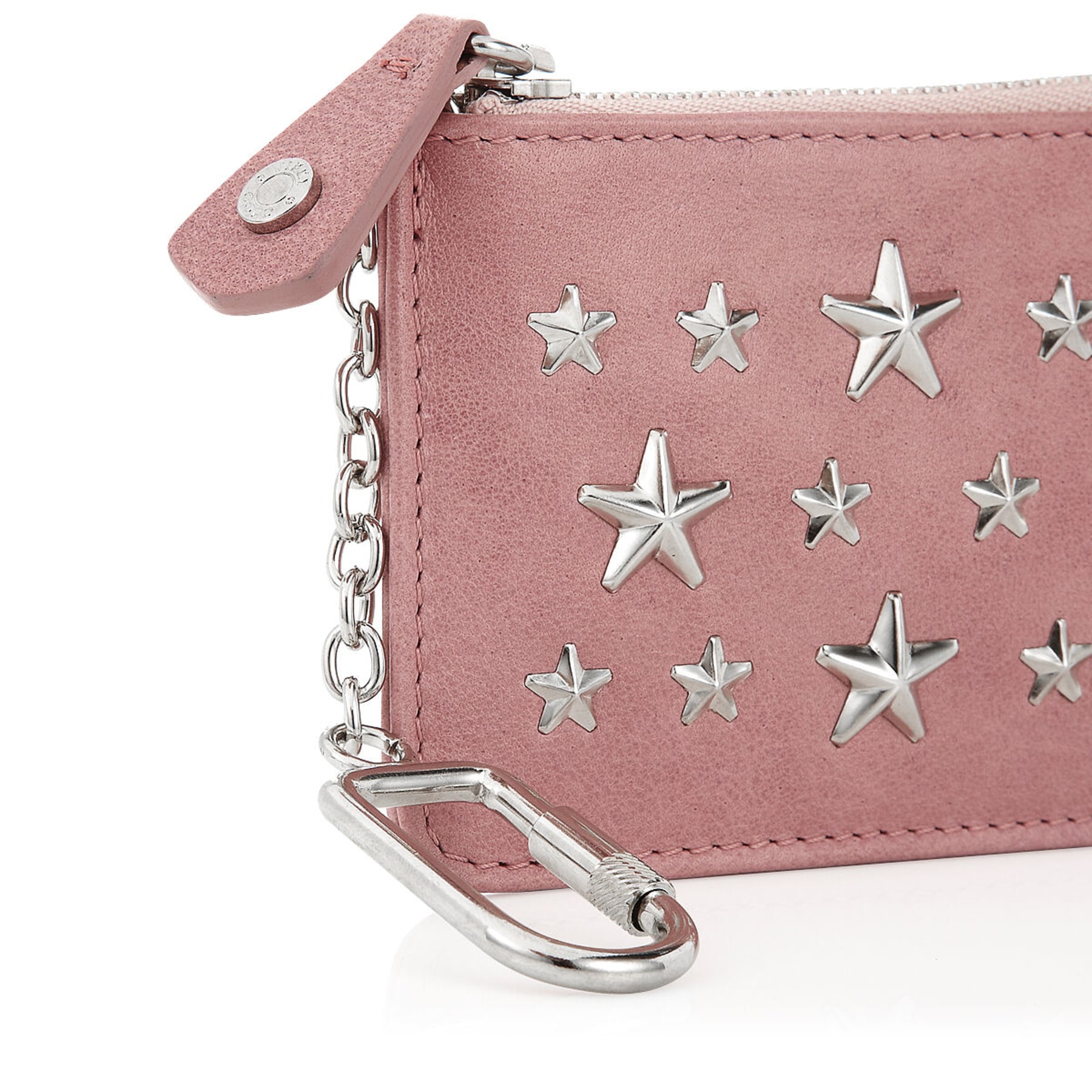 Peony Calf Leather with Stars Elegant Key Holder | Nancy | JIMMY CHOO