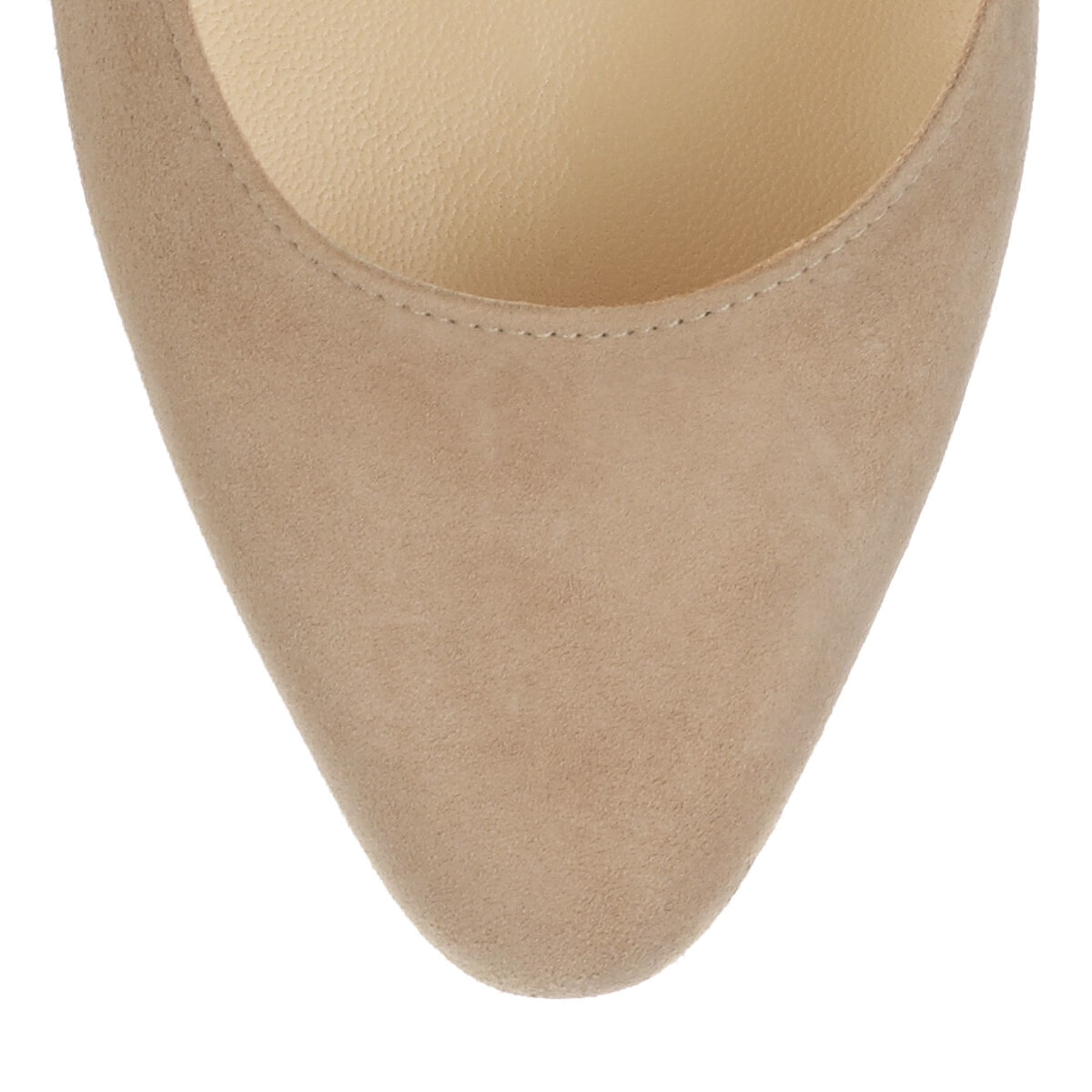 Nude Suede Round Toe Pumps | Round Toe Shoes | Vikki | JIMMY CHOO