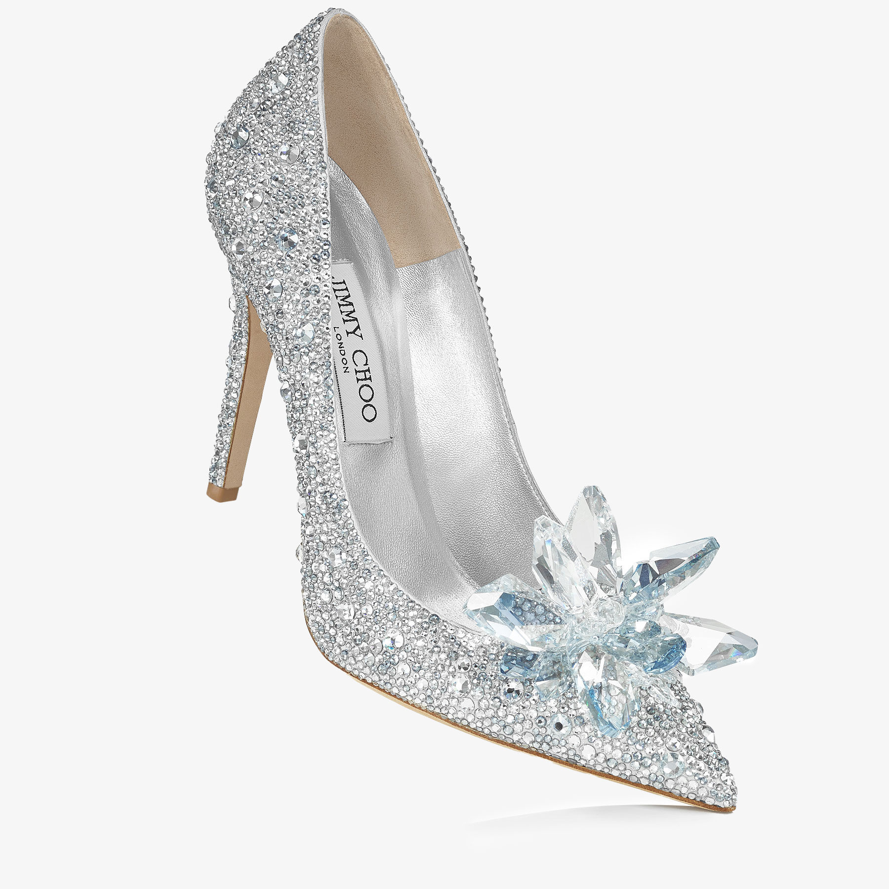 Crystal Covered Pointy Toe Pump | Alia | JIMMY CHOO