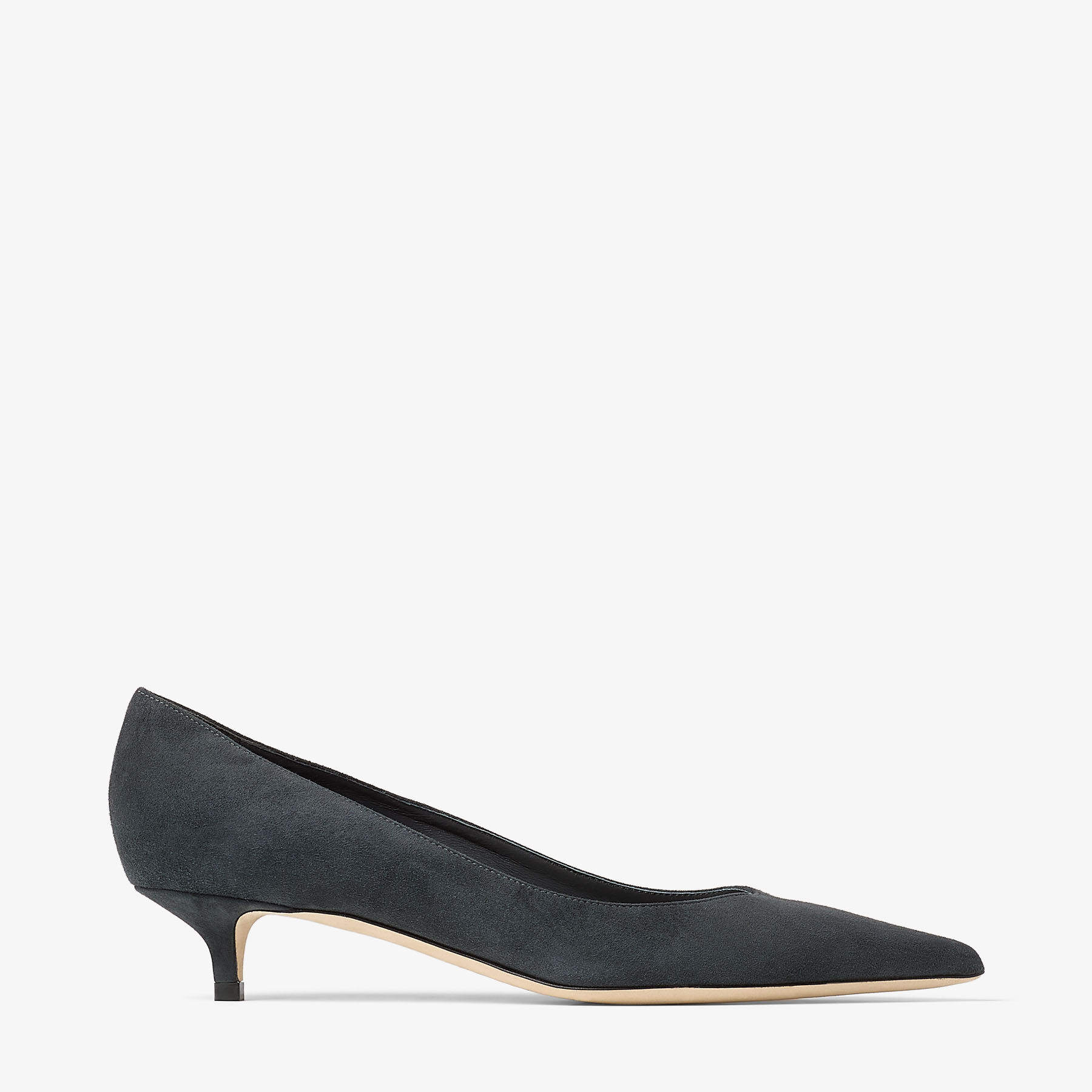 Amelia | Escarpins en suède ton sur ton graphite | JIMMY CHOO