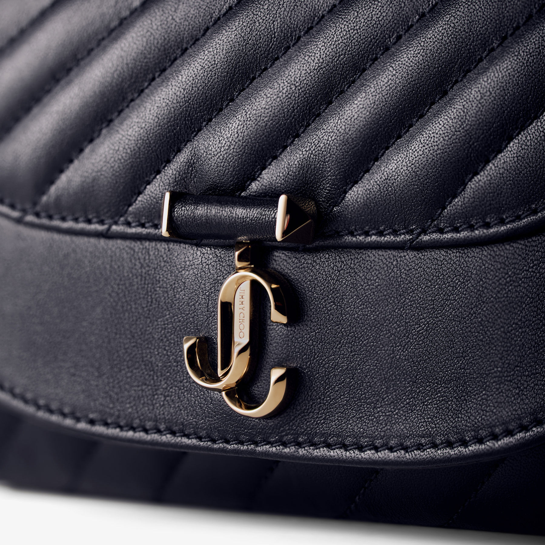 Curve Wallet With Chain | Marine Quilted Biker Leather Wallet with ...