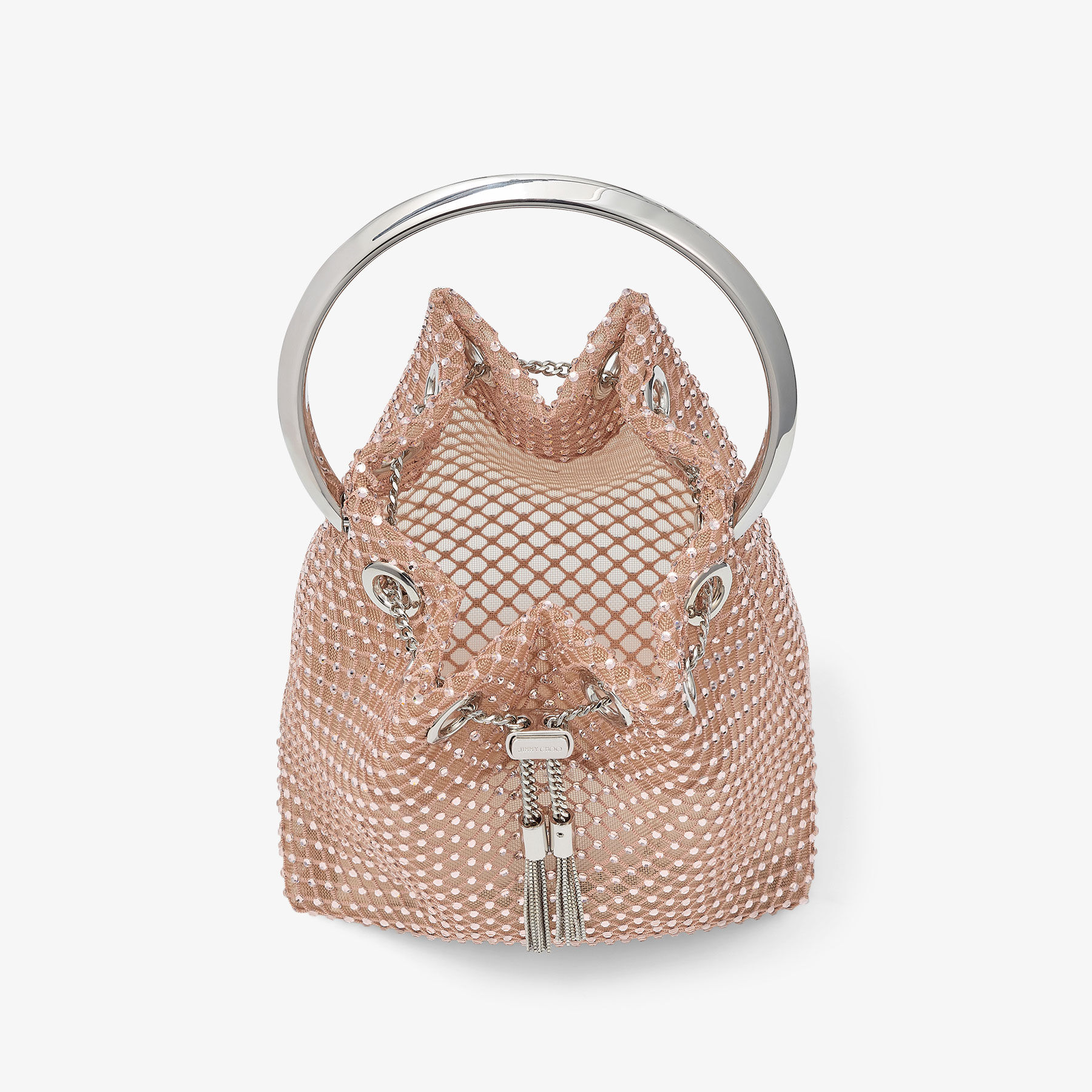 Bon Bon|Macaron/Crystal Crystal Mesh Bag| JIMMY CHOO CA