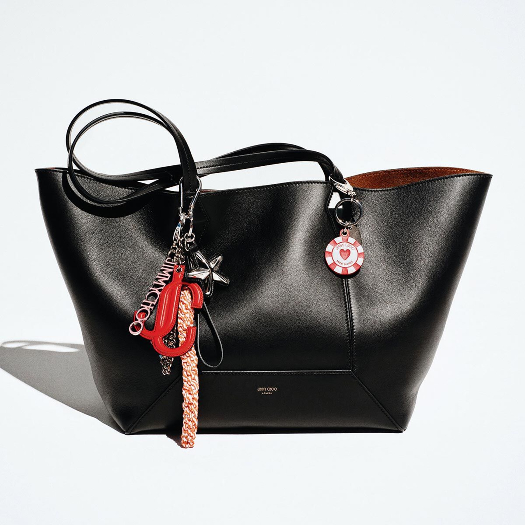 Postbox Red Casino Chip | Bag Charm | JIMMY CHOO CA