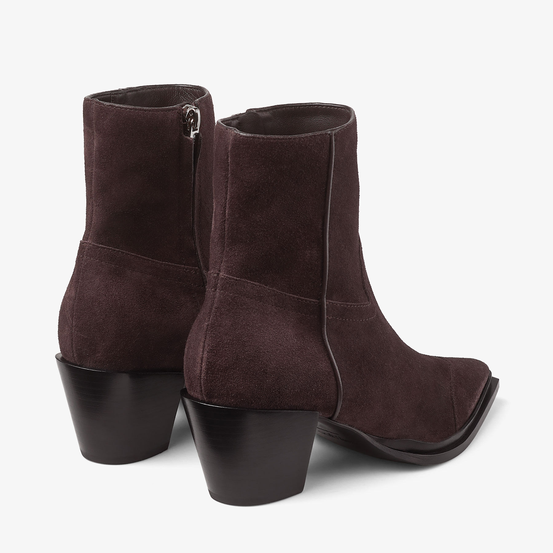 Cece Ankle Boot 60 | Coffee Suede Ankle Boots | JIMMY CHOO