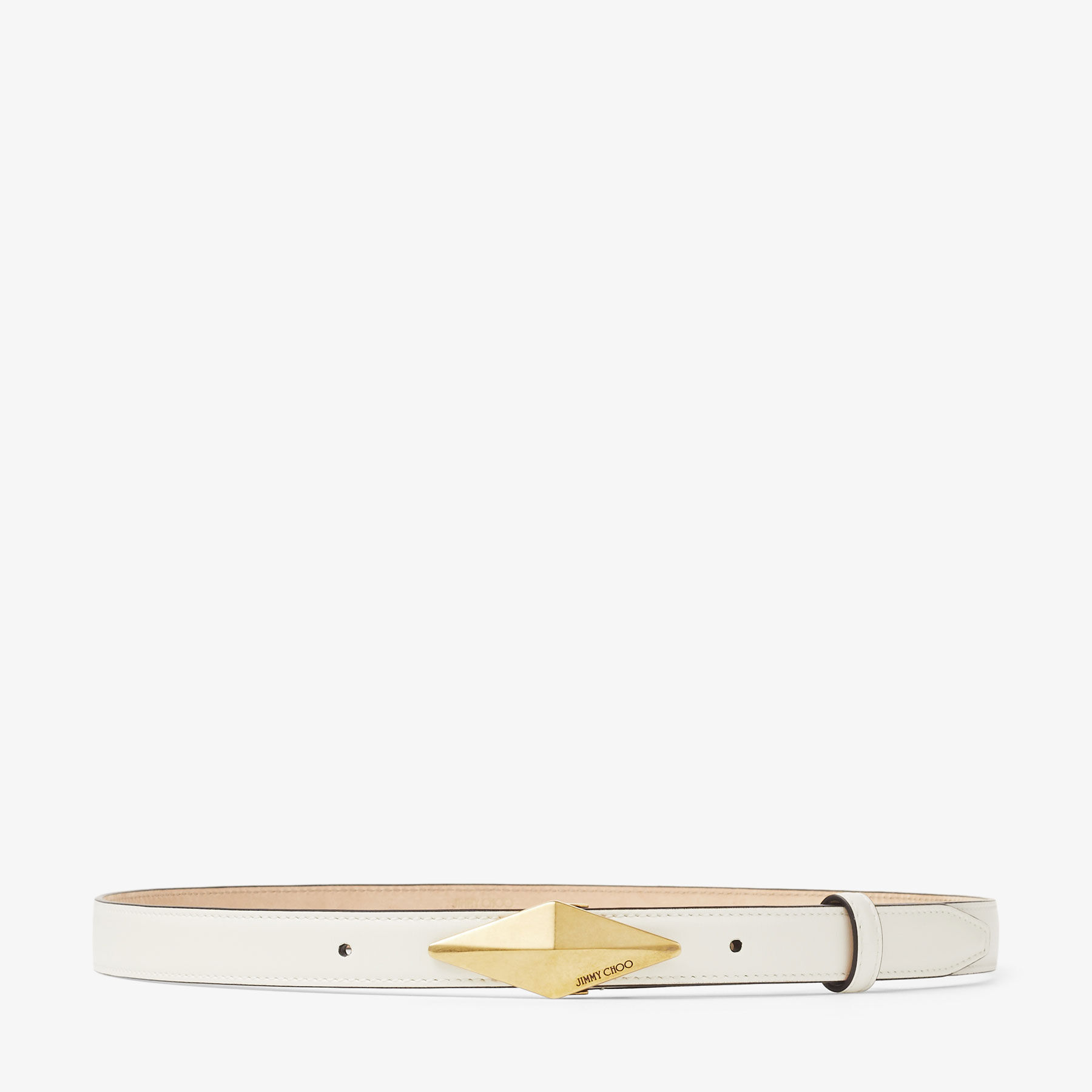 DIAMOND CLASP BELT | Latte Leather Clasp Belt | Autumn Collection ...