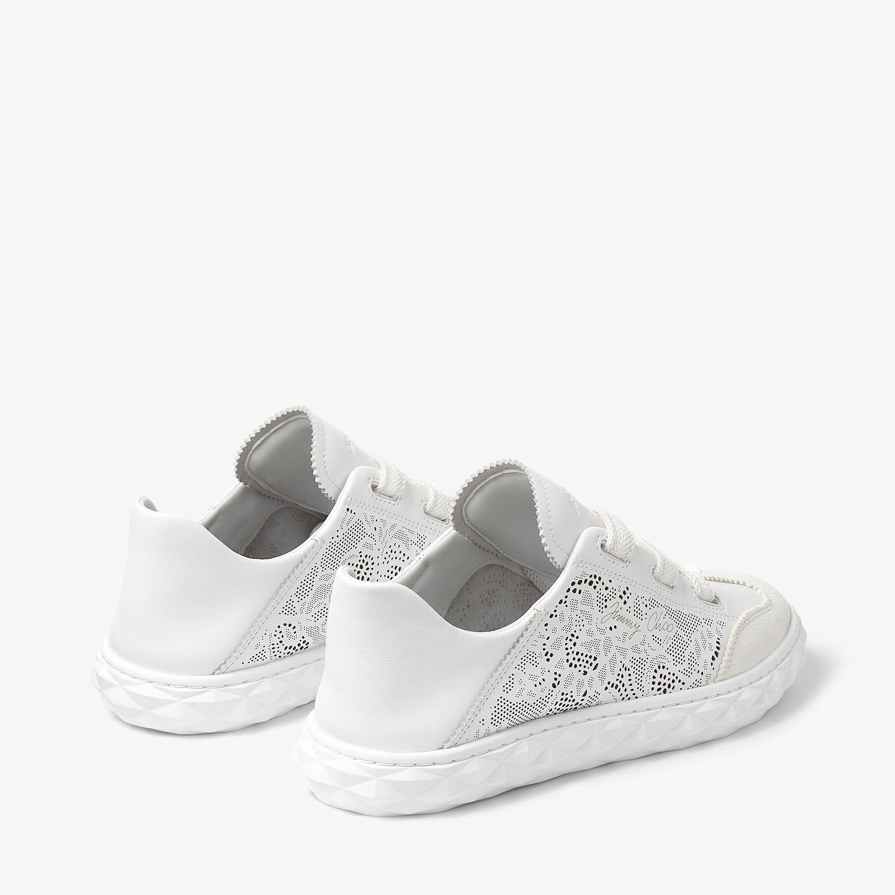 Diamond Light Flex F | White Leather Mix and Perforated Leather Lace ...