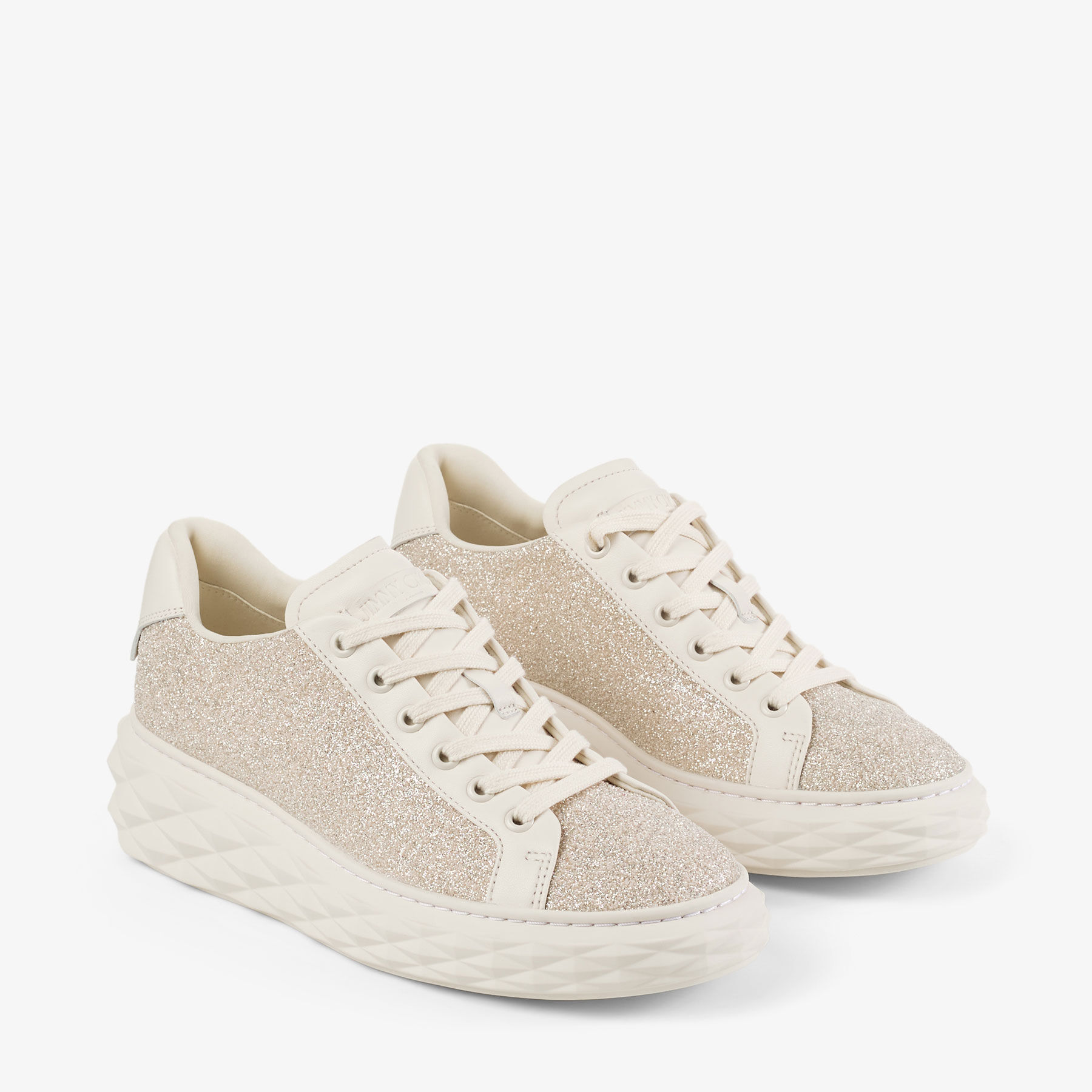 Diamond Light Maxi F | Light Soft Gold Caviar Glitter and Leather Mix ...