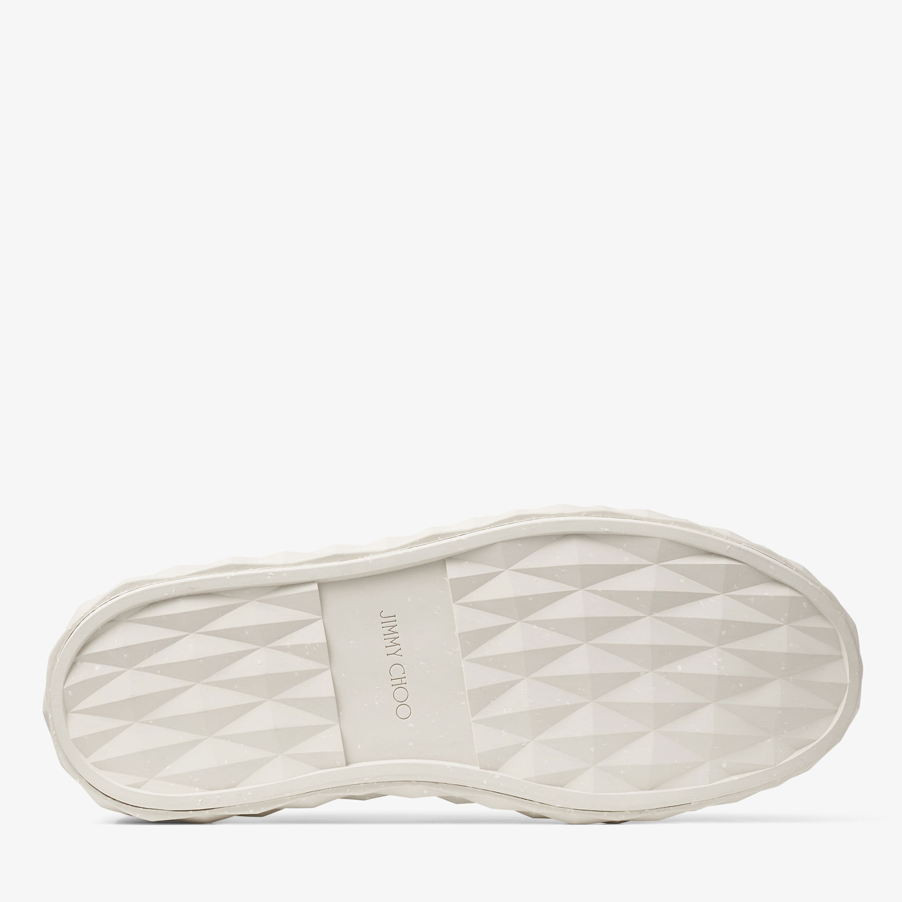 Diamond Maxi/M |Chalk Nappa Leather Trainer| JIMMY CHOO