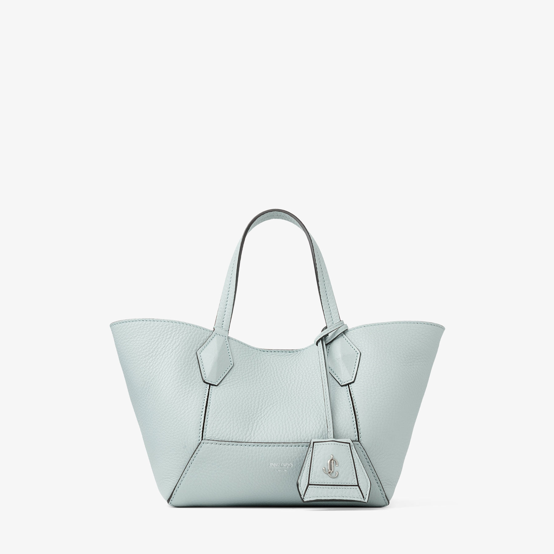 Diamond Tote S | Light Verde Calf Leather Tote Bag | JIMMY CHOO CA