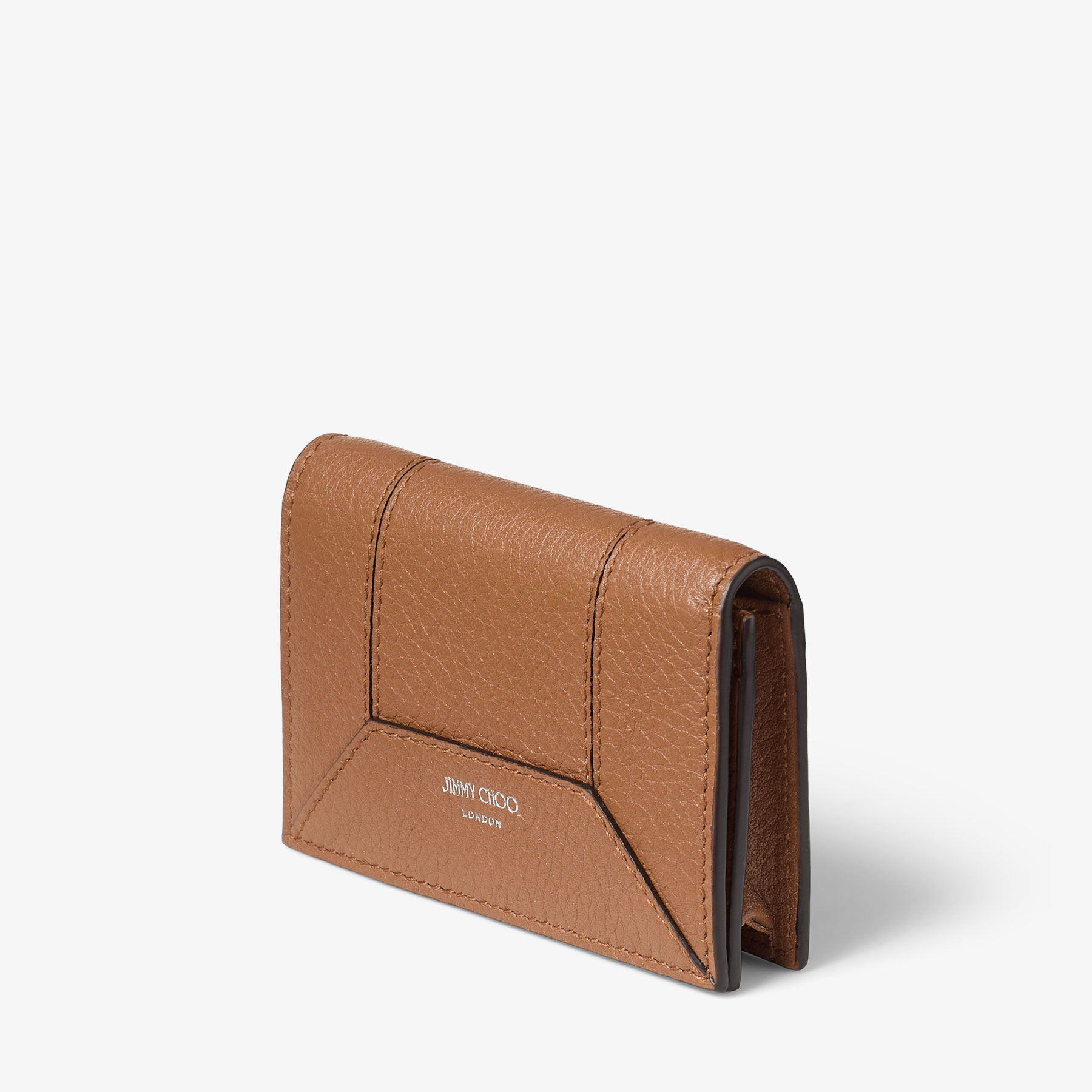 DM Nello M |Tan Grainy Calf Leather Coin Purse | JIMMY CHOO US