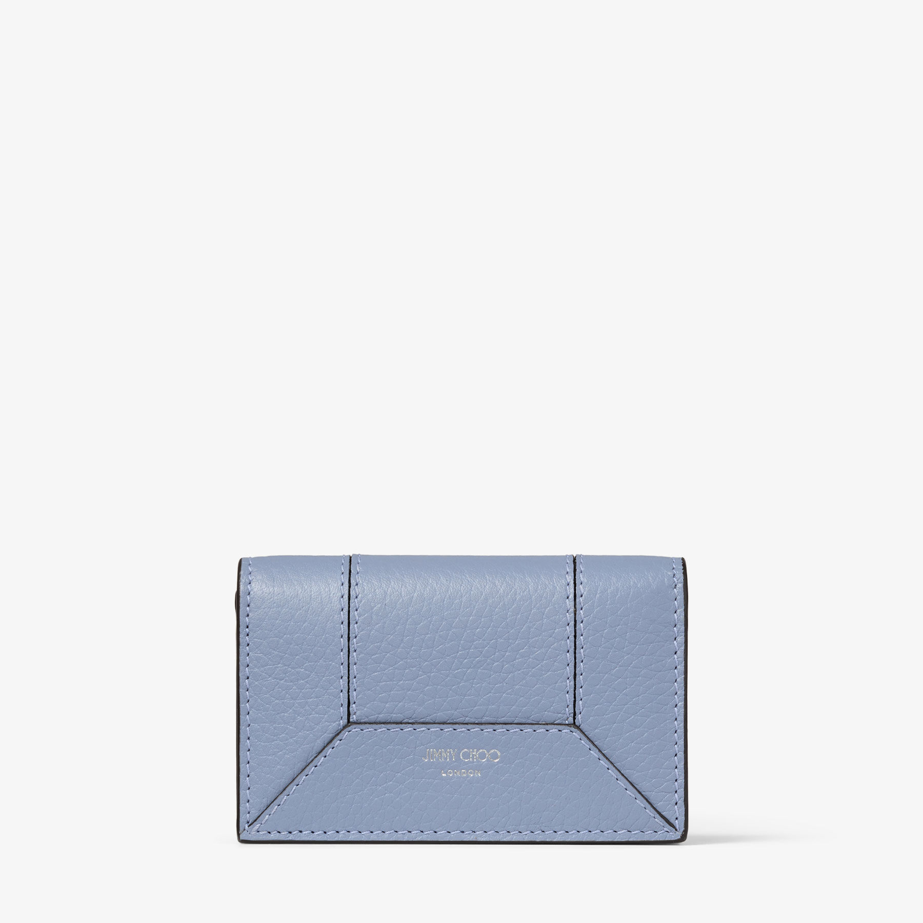 DM Nello M |Blue Haze Grainy Calf Leather Coin Purse | JIMMY CHOO CA