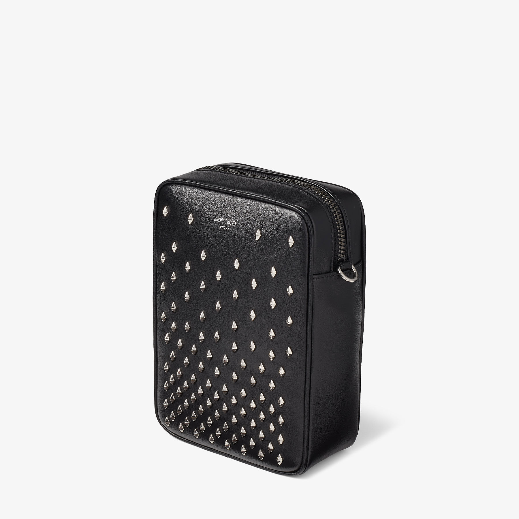 KIMI CAMERA | Black Leather Camera Bag with Studs | Summer Collection ...