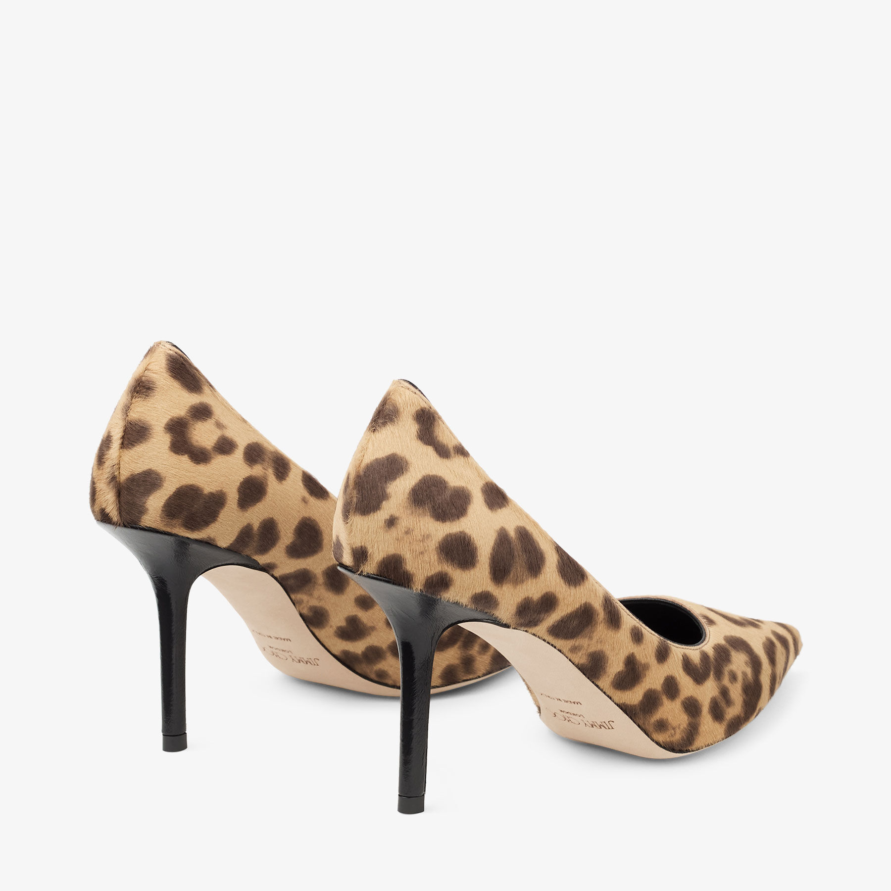 Love 85 | Natural Leopard Print Pony Pumps | JIMMY CHOO