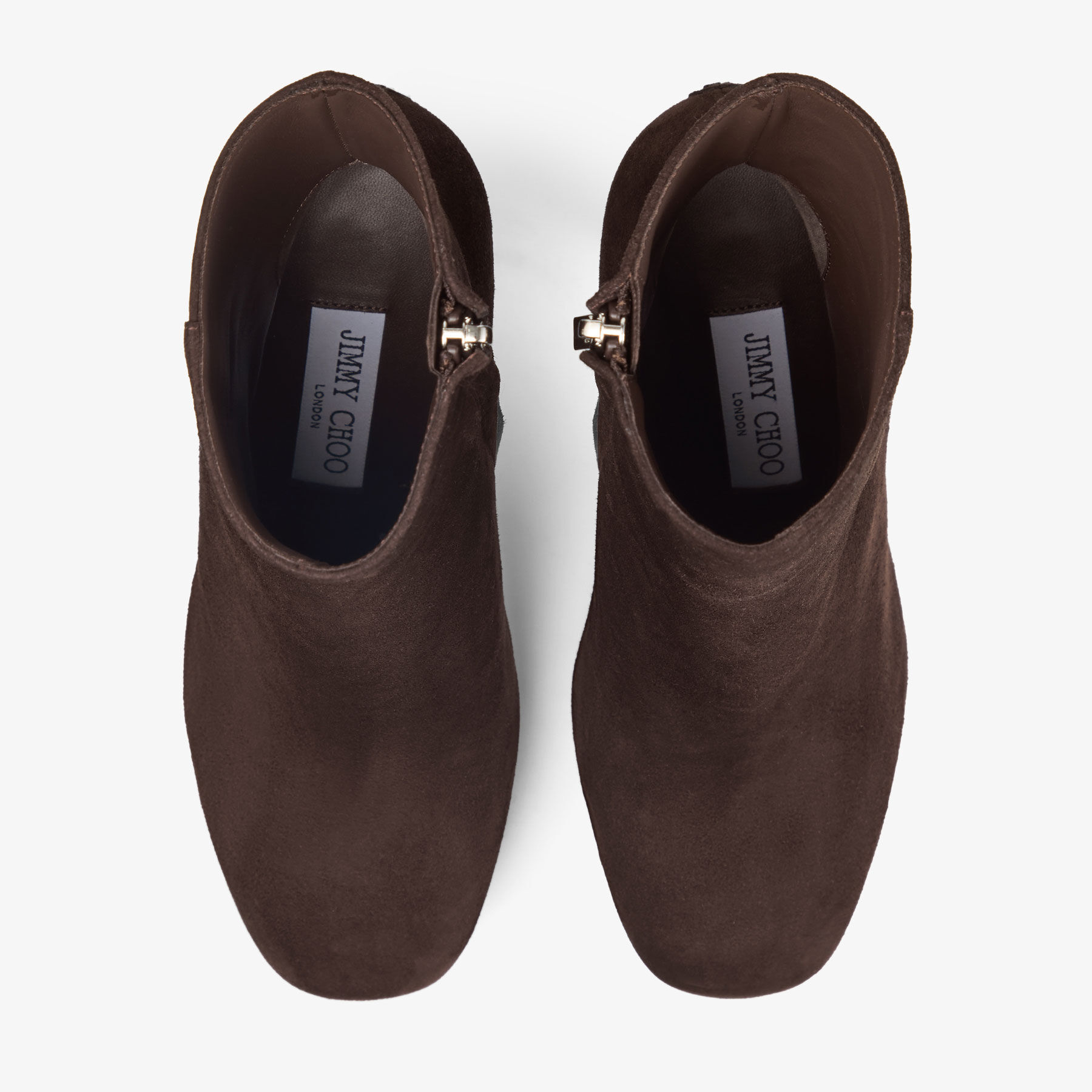 Marene Ankle Boot 120 | Chocolate Suede Pumps | JIMMY CHOO
