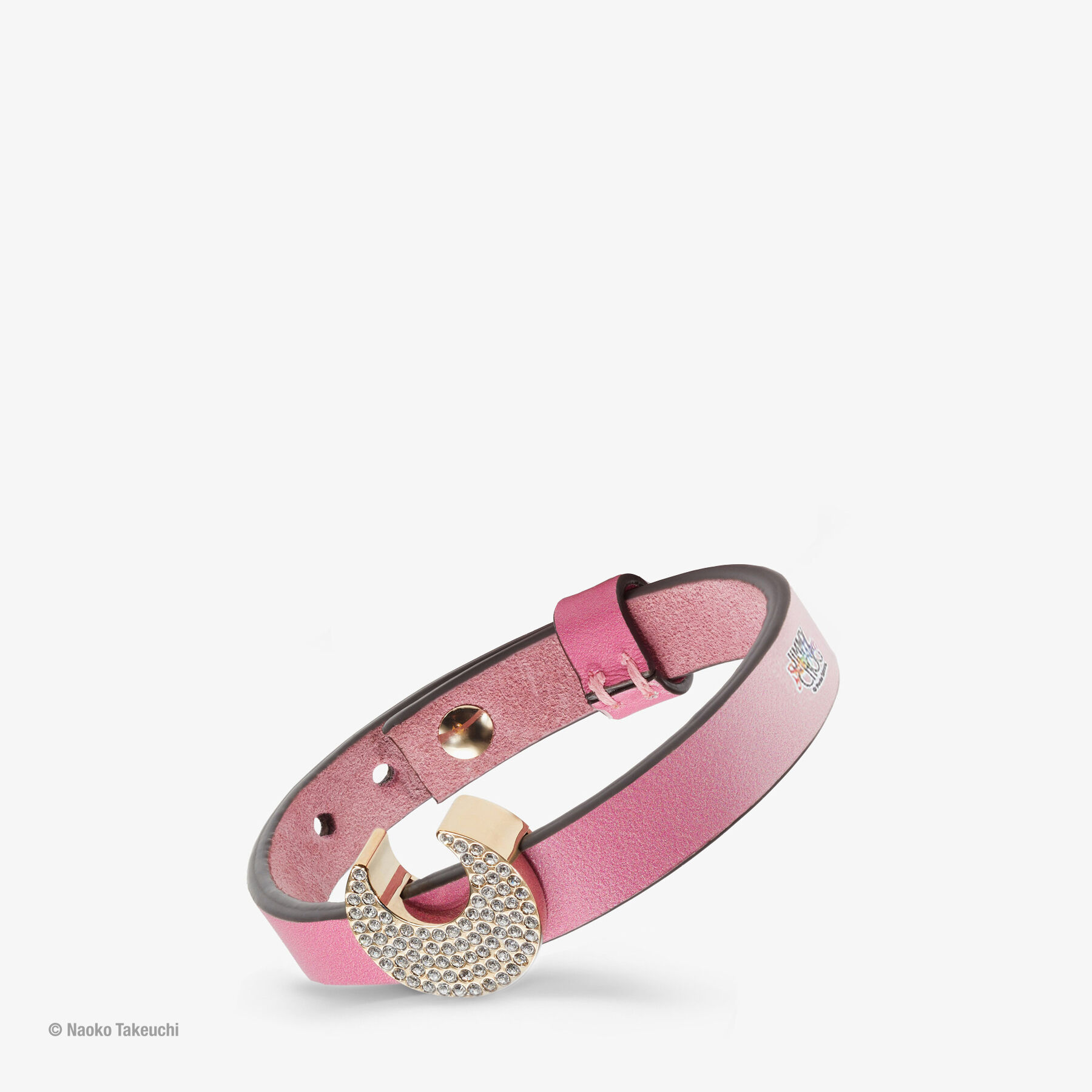 Super Sailor Moon Bracelet | Pink Leather Bracelet | JIMMY CHOO