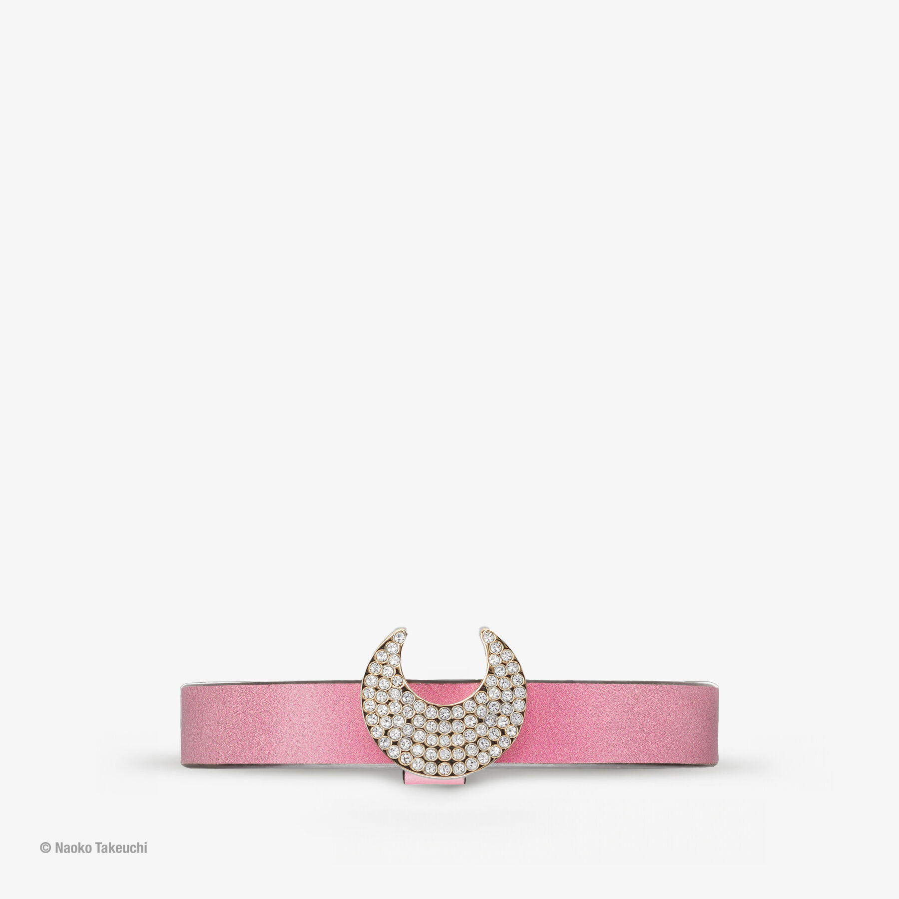 Super Sailor Moon Bracelet | Pink Leather Bracelet | JIMMY CHOO