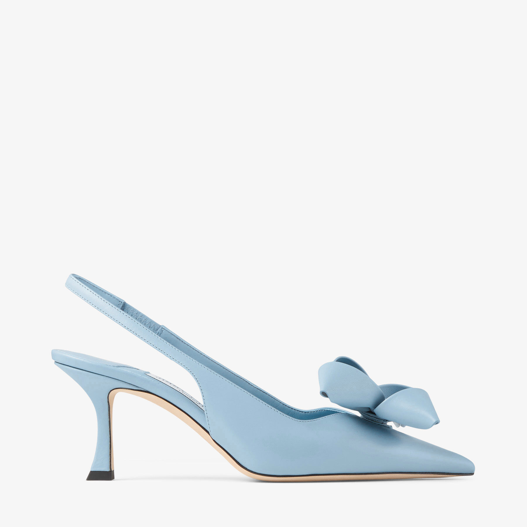 Staz SB 70 | Dusty Blue Leather Pumps | JIMMY CHOO