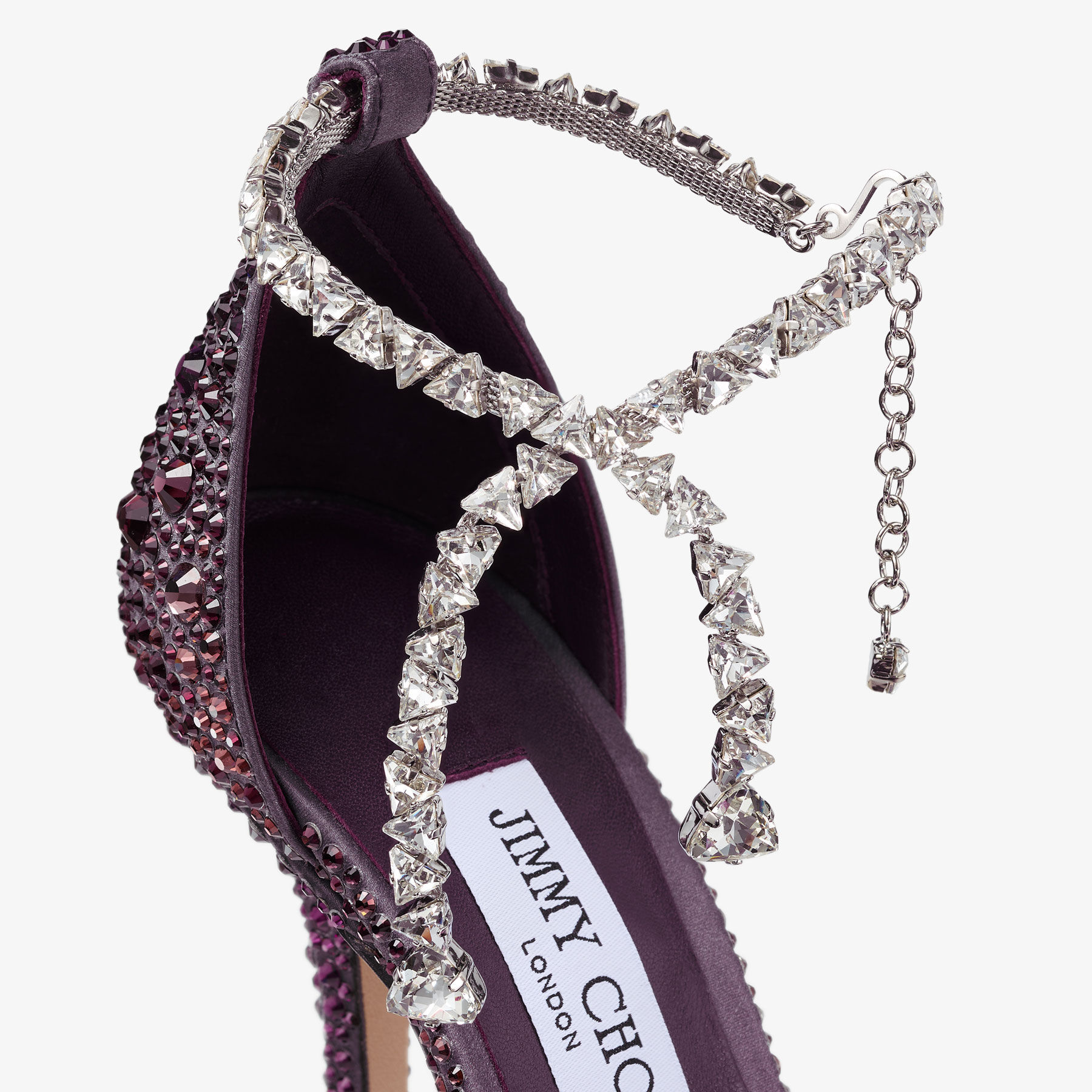 Stevie 100 | Winter Bloom and Violet Orchid Mix Satin Pumps with ...